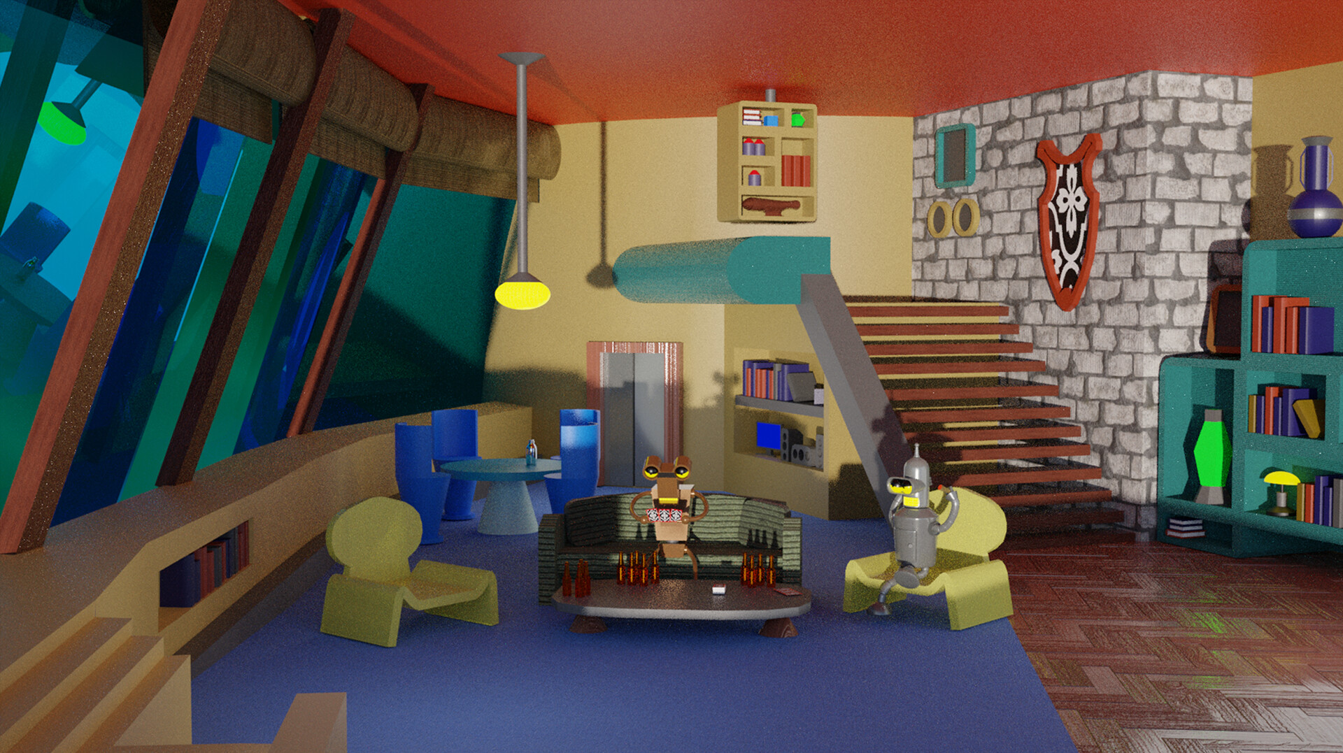 ArtStation - Bender Scene