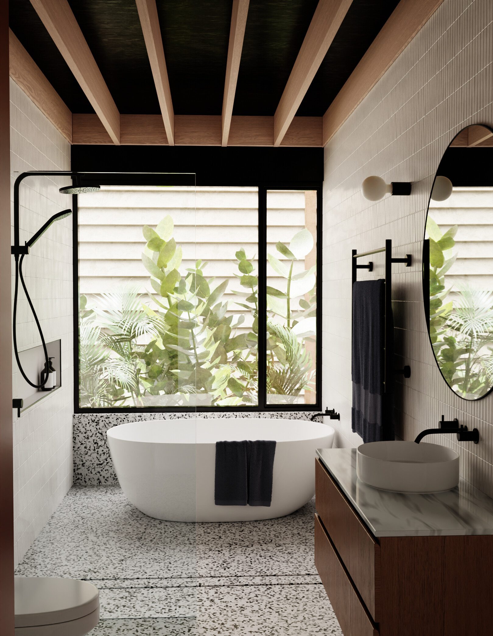 Yacine Gasmi - 3d Modern Bathroom render