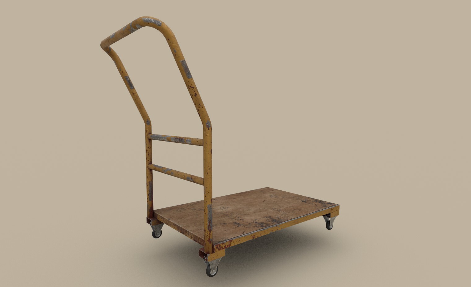 ArtStation - Rusted Steel Trolley