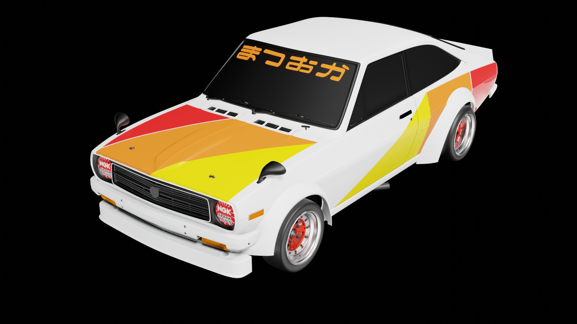 ArtStation - Racing MATSUOKA TS SUNNY B110 DATSUN 1200 COUPE