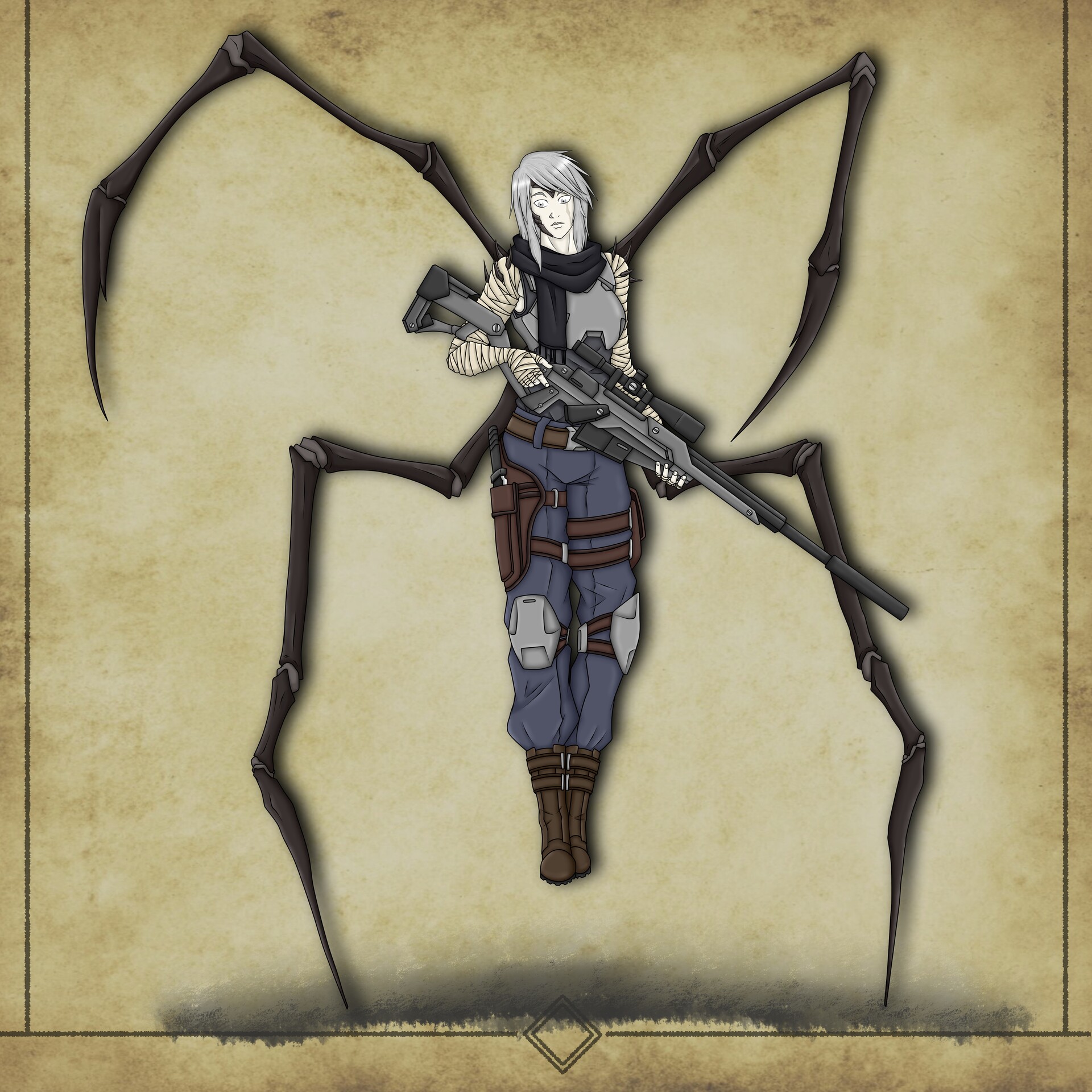 ArtStation - Spider Woman Assassin Full Color