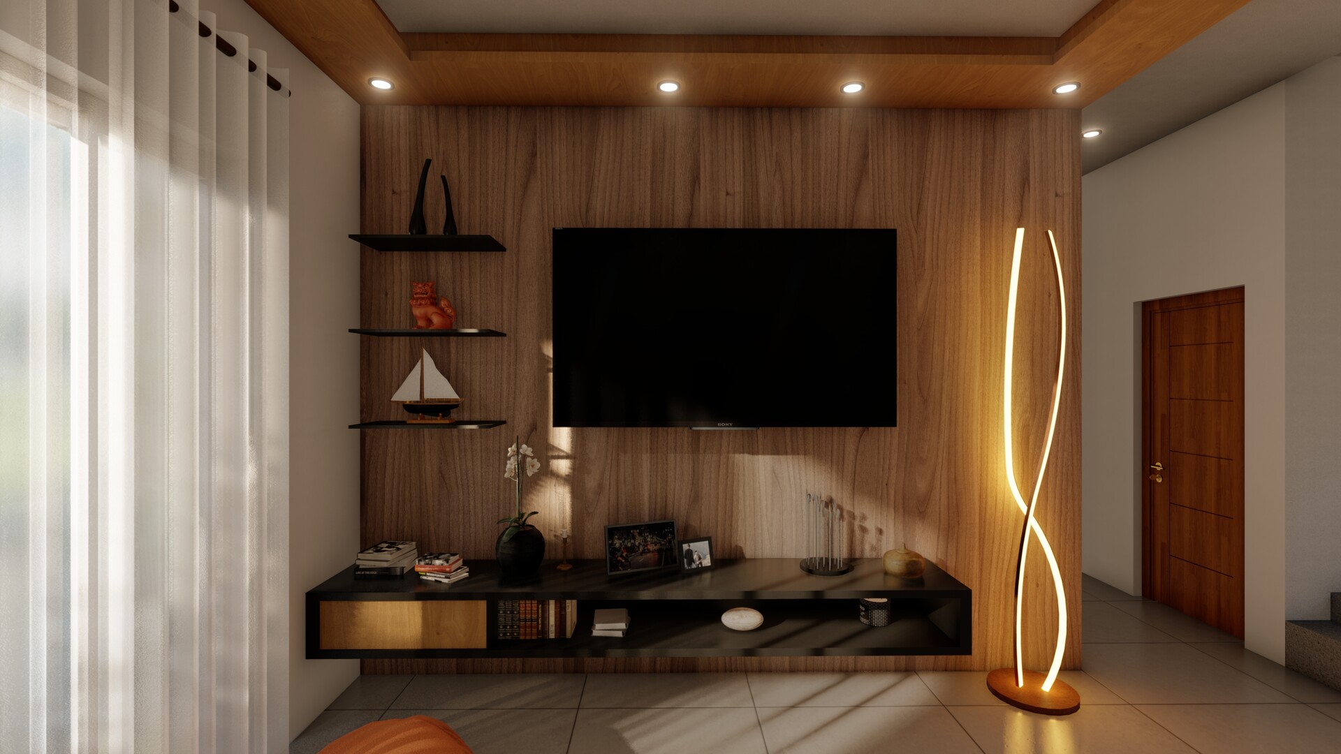 ArtStation - Interior Design for a TV lobby