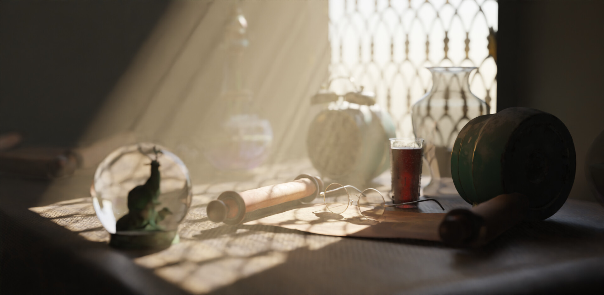 ArtStation - Dusty window