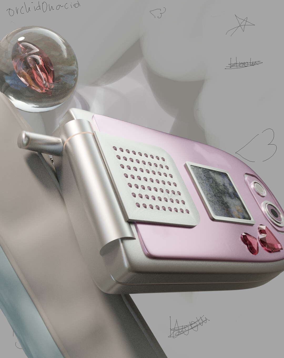 ArtStation - flip phone