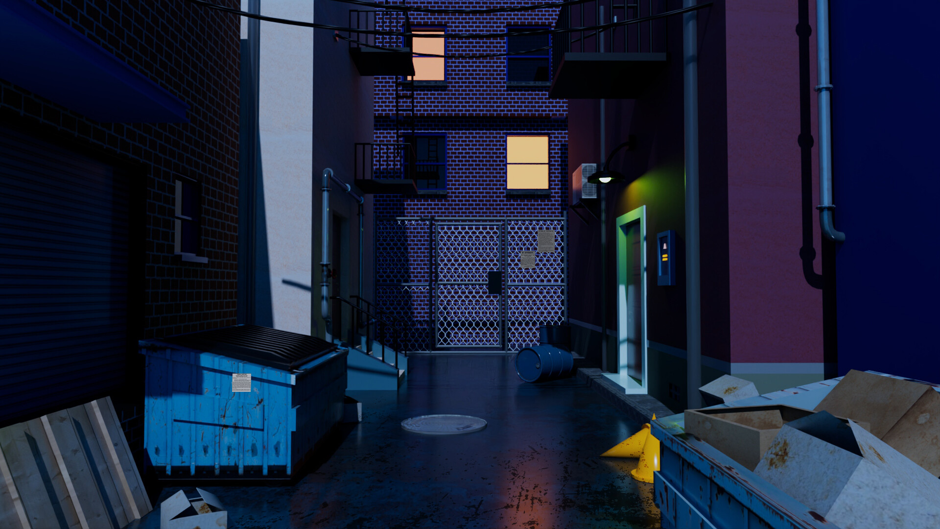 ArtStation - The Alley
