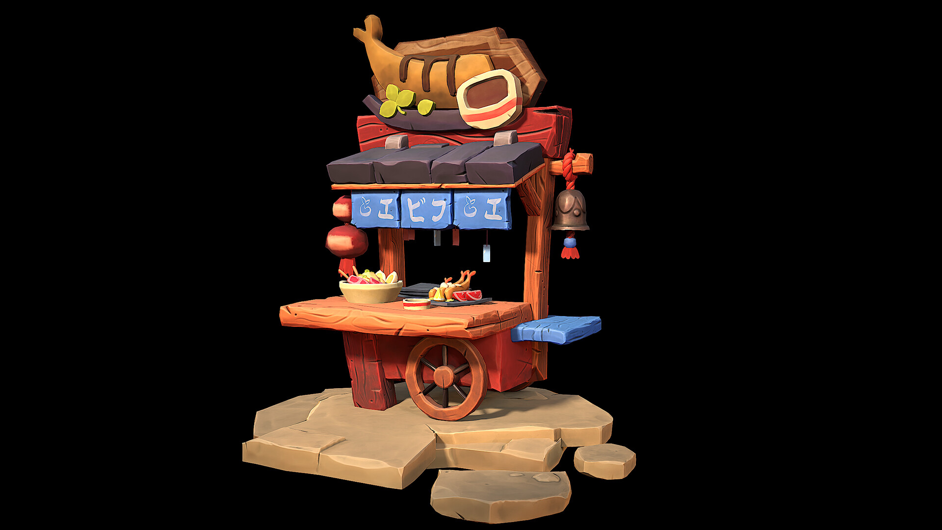 ArtStation - Japanese cart