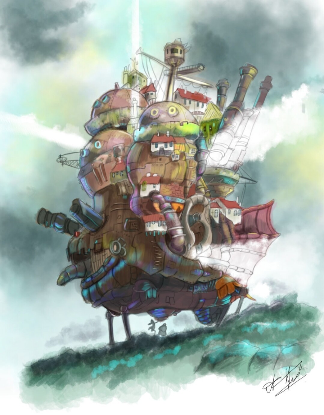 ArtStation - Howl's Moving Castle