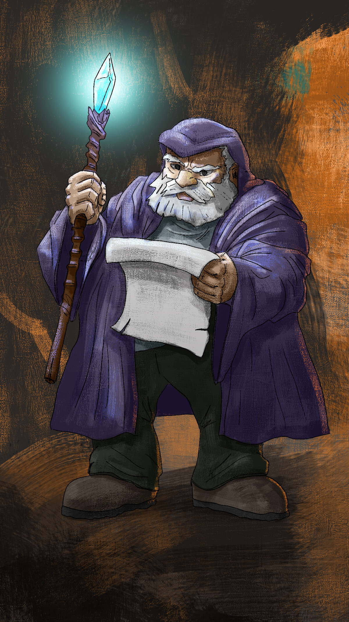 ArtStation - Dwarf mage concept