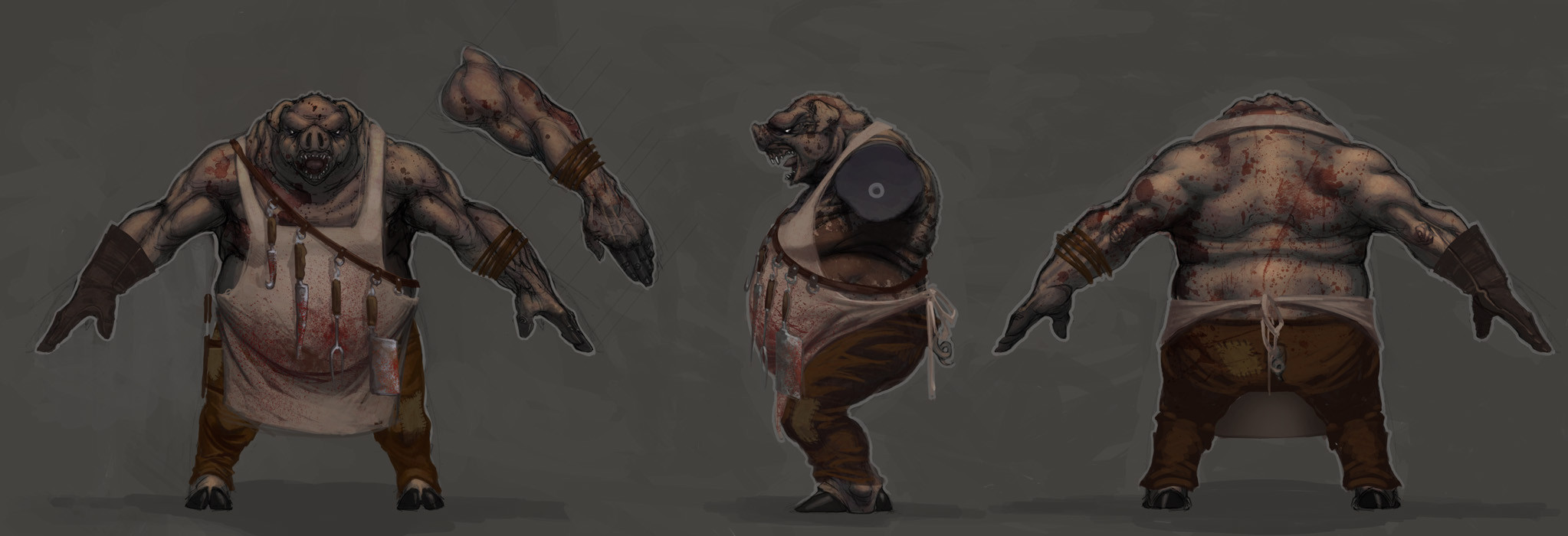 Amnesia A Machine For Pigs Monster Concept Art