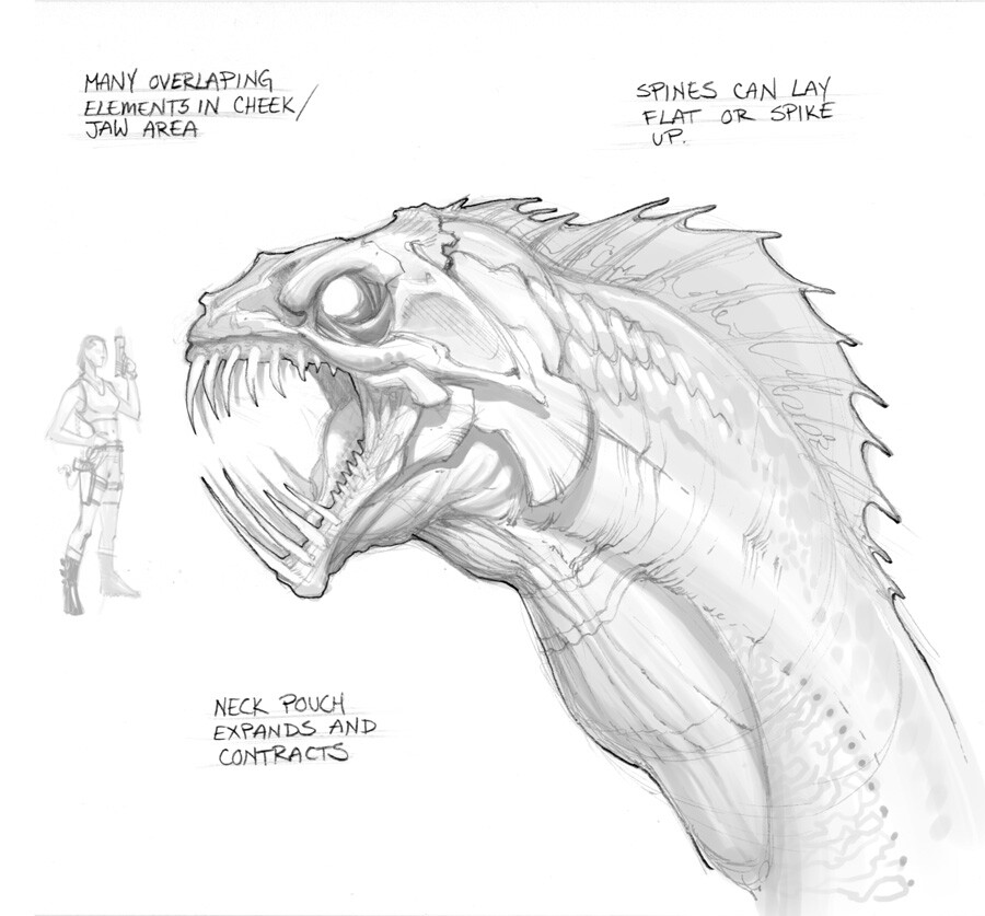 ArtStation - Sea Serpent Boss Concepts