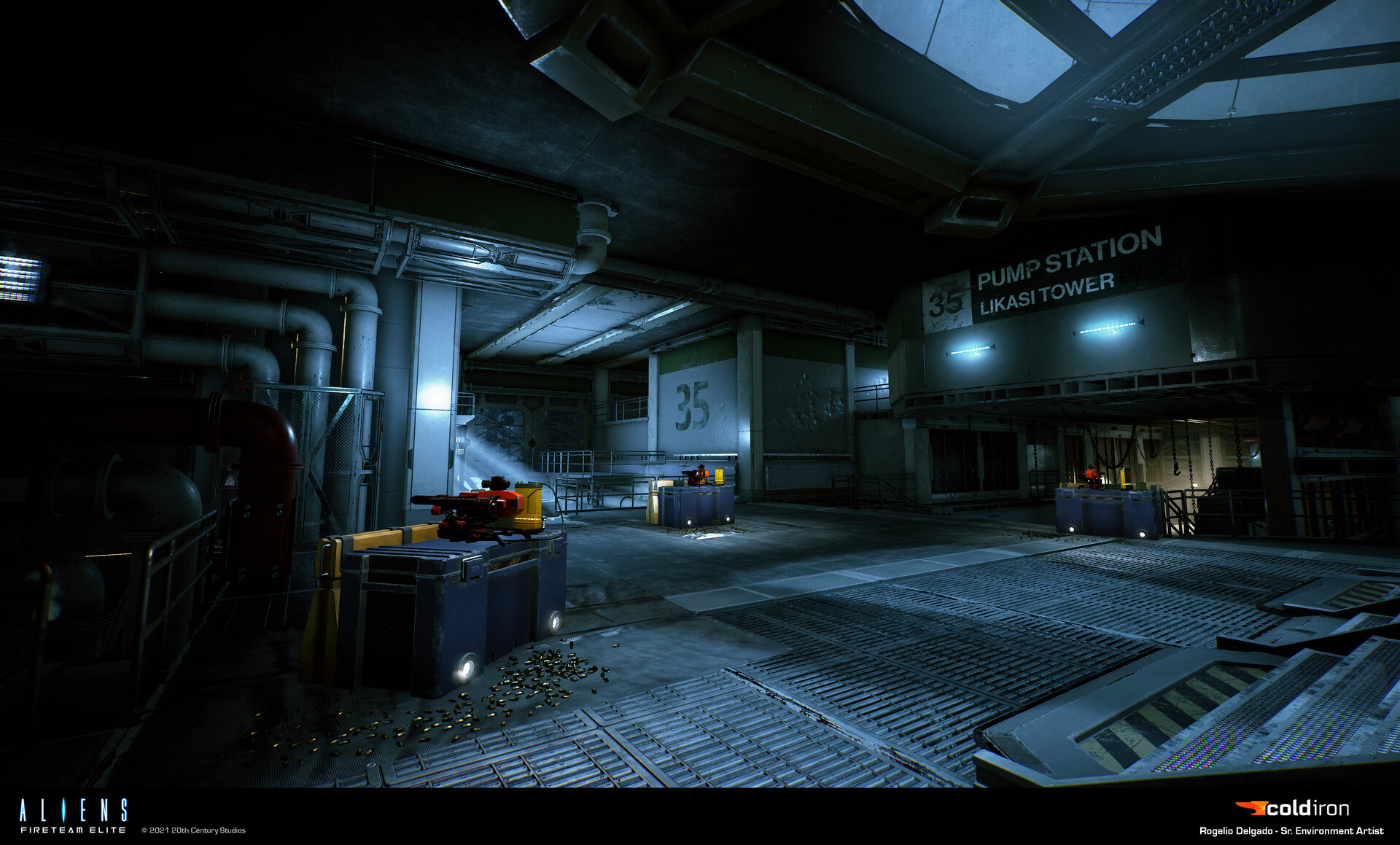 Rogelio Delgado - Aliens: Fireteam Elite - Restock Turrets