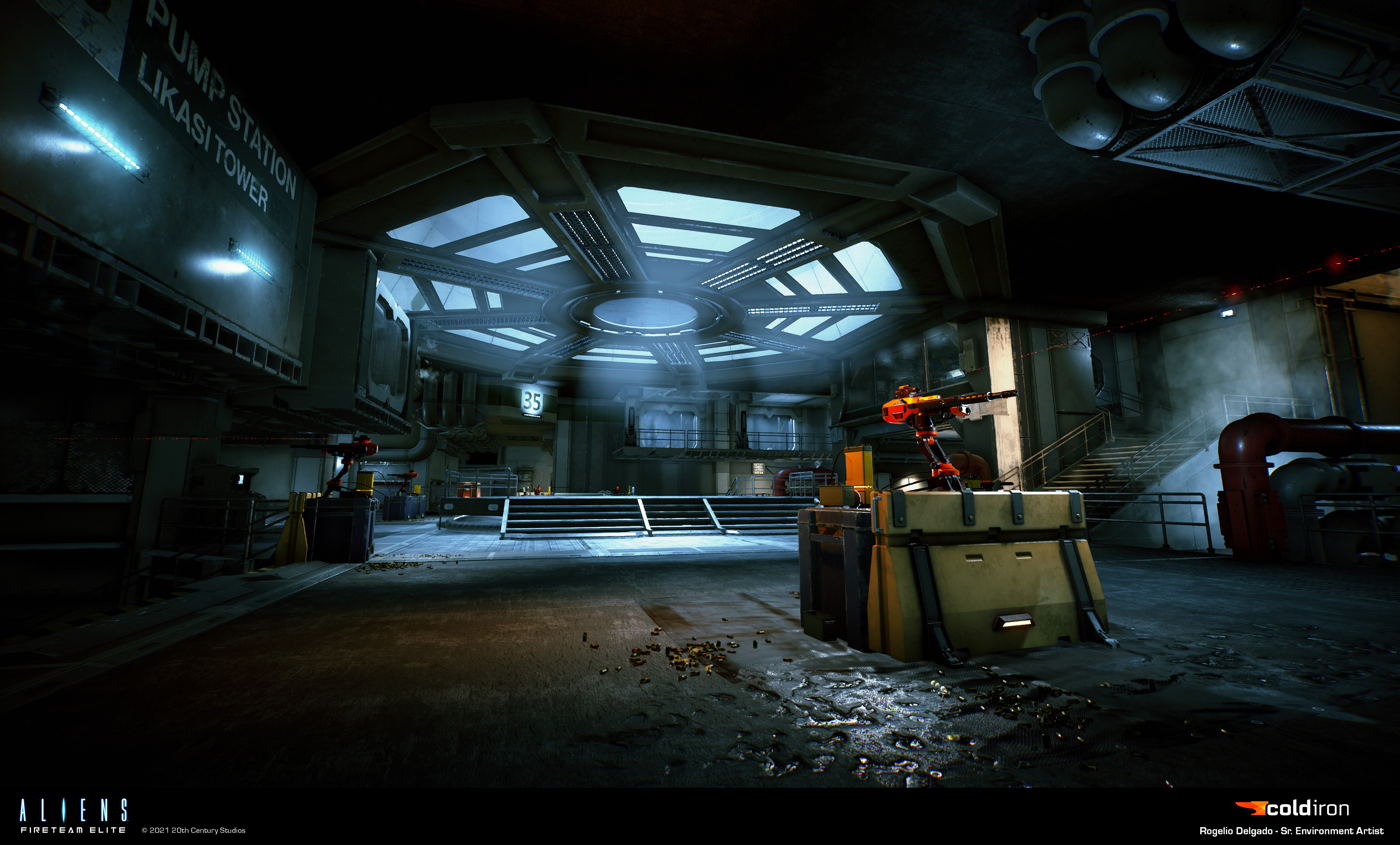 Rogelio Delgado - Aliens: Fireteam Elite - Restock Turrets