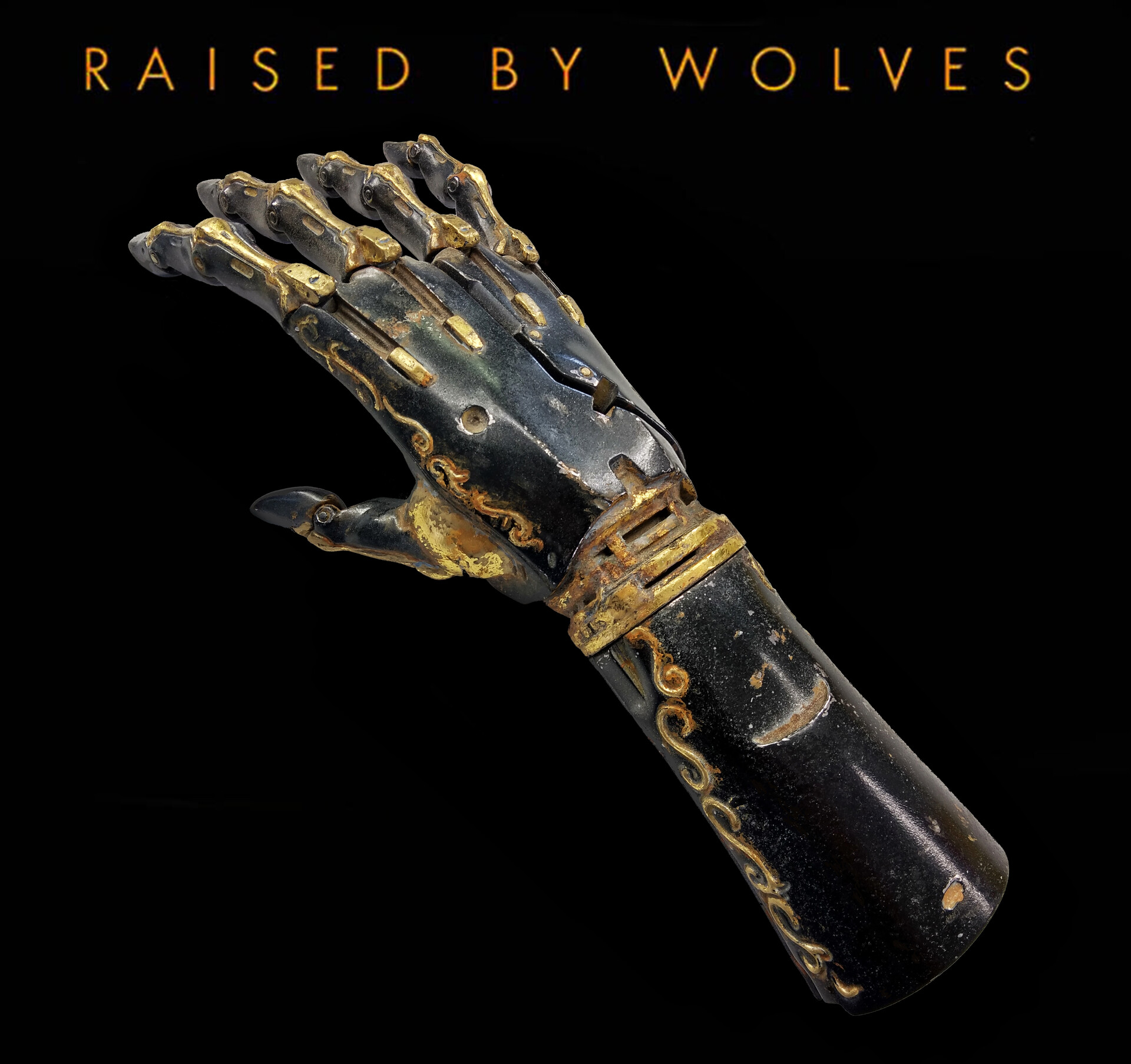 ArtStation - Mechanical hand: Raised by wolves