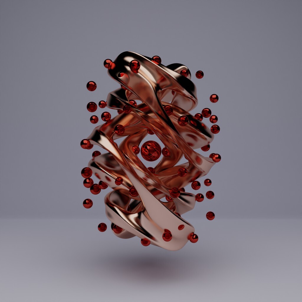 ArtStation - Abstraction in a 3d Blender