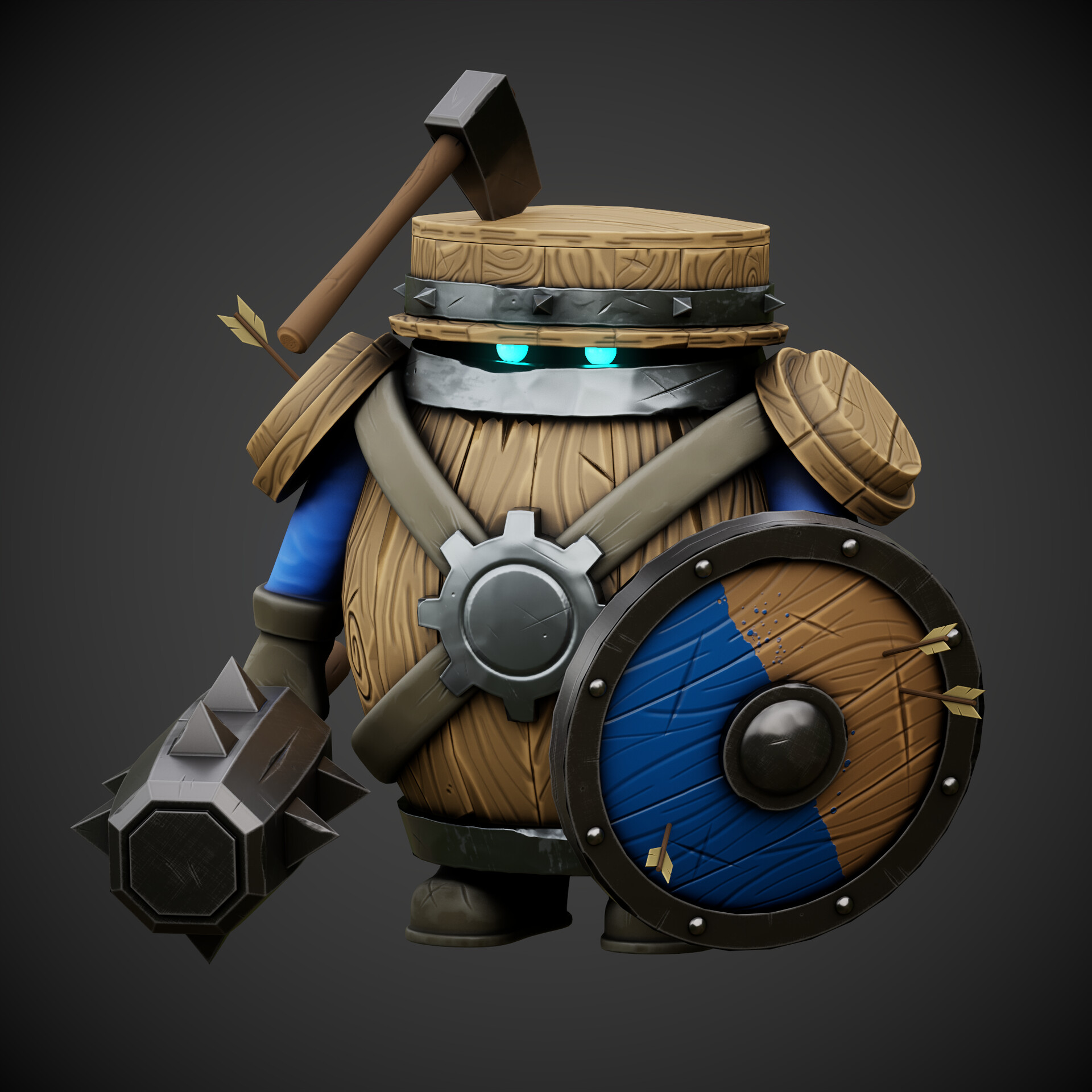 ArtStation - Barrel warrior