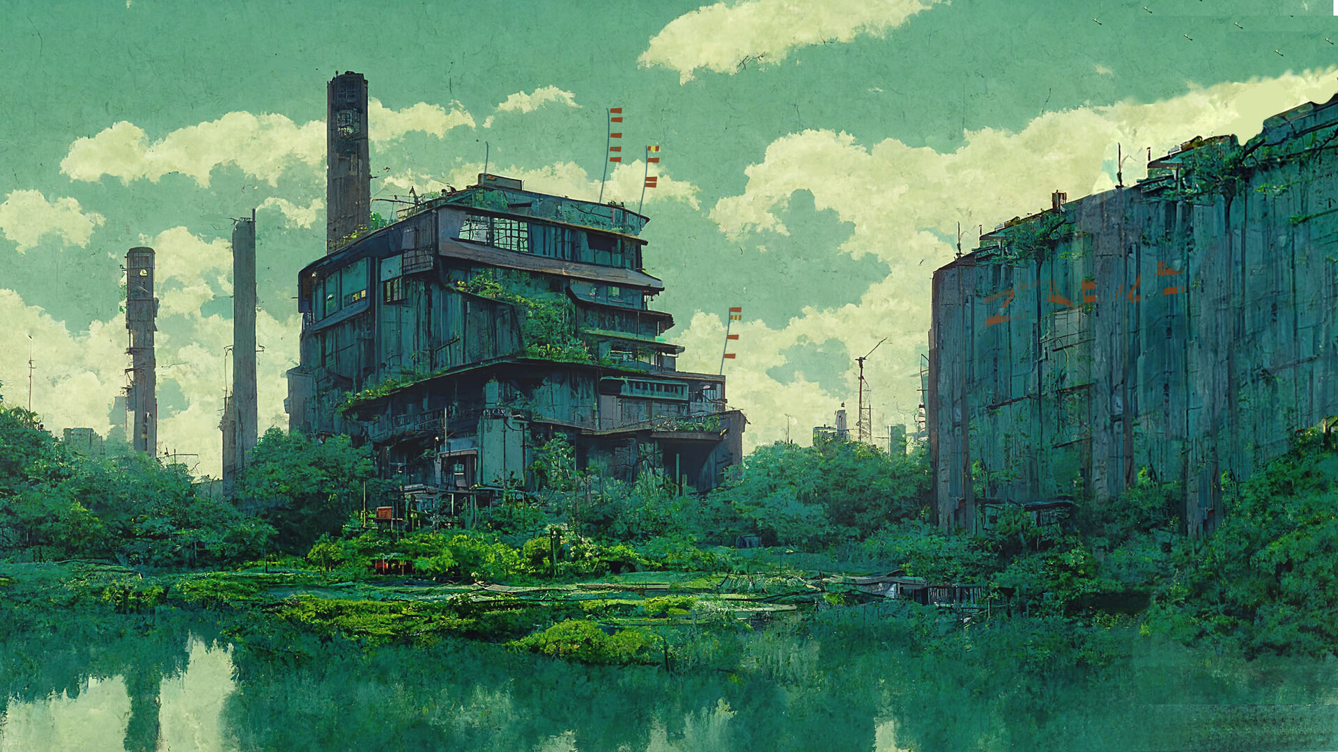 ArtStation - Flooded Industry