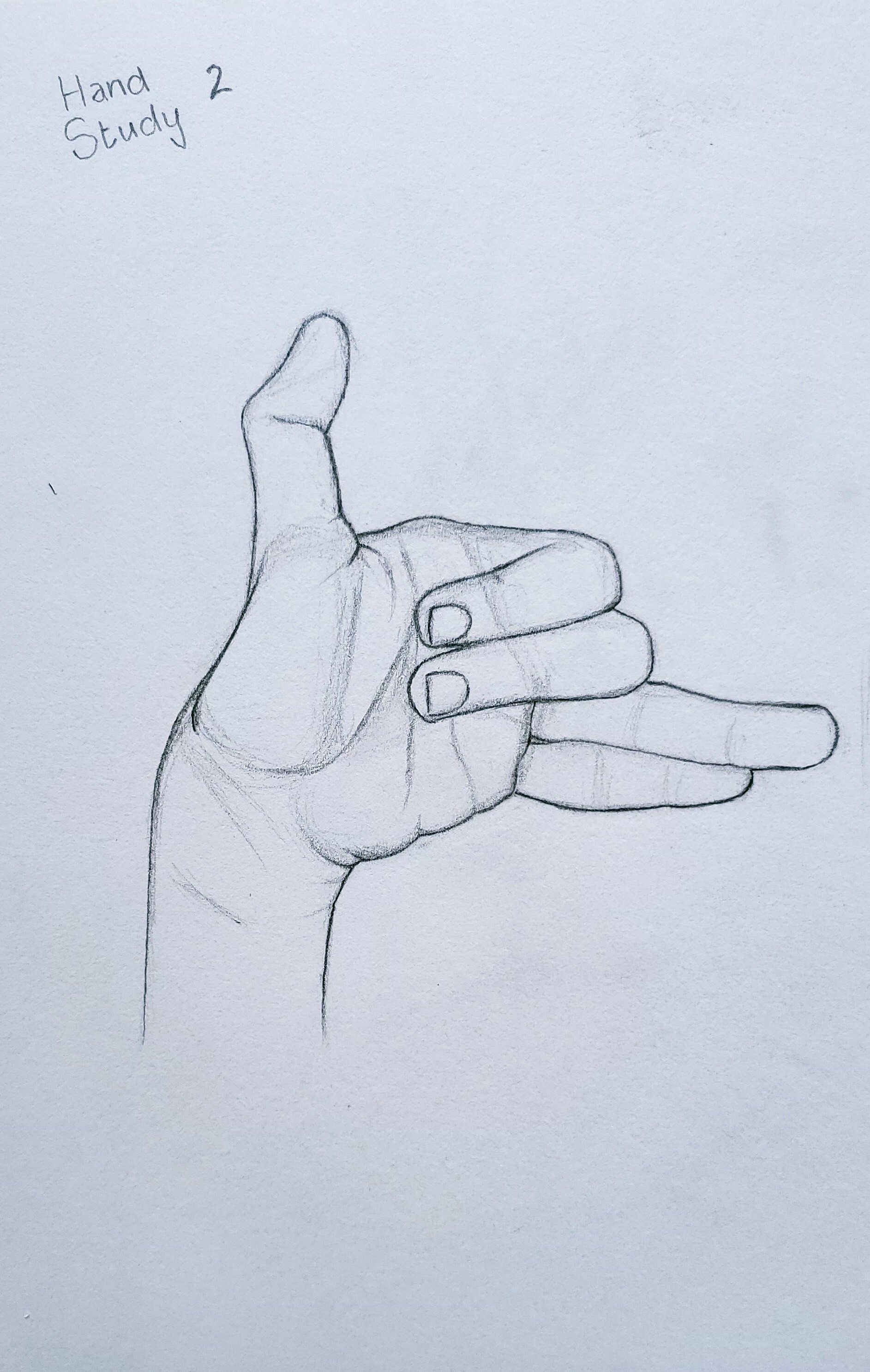 Kiran Raj - Hand Study - Seneca College