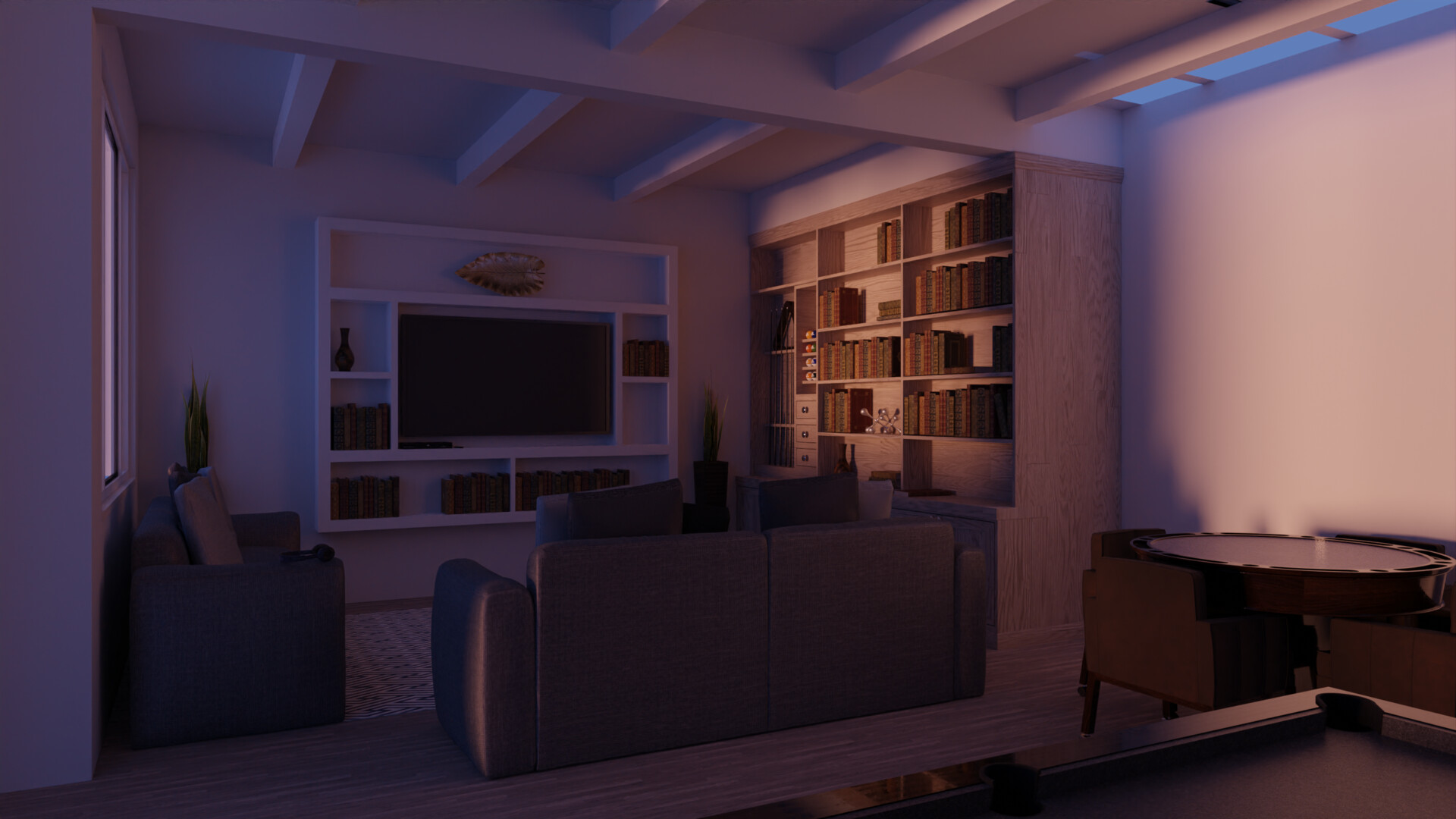 ArtStation - Illumination Practice: Living Room.