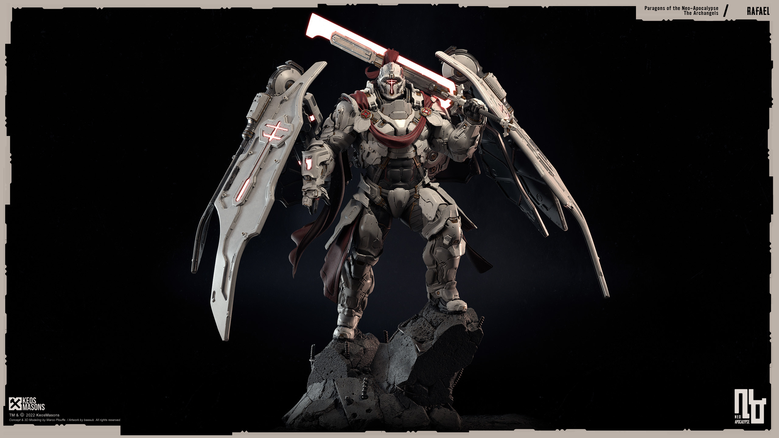 Marco Plouffe (Keos Masons) - The Archangels - RAFAEL - Paragons of the ...