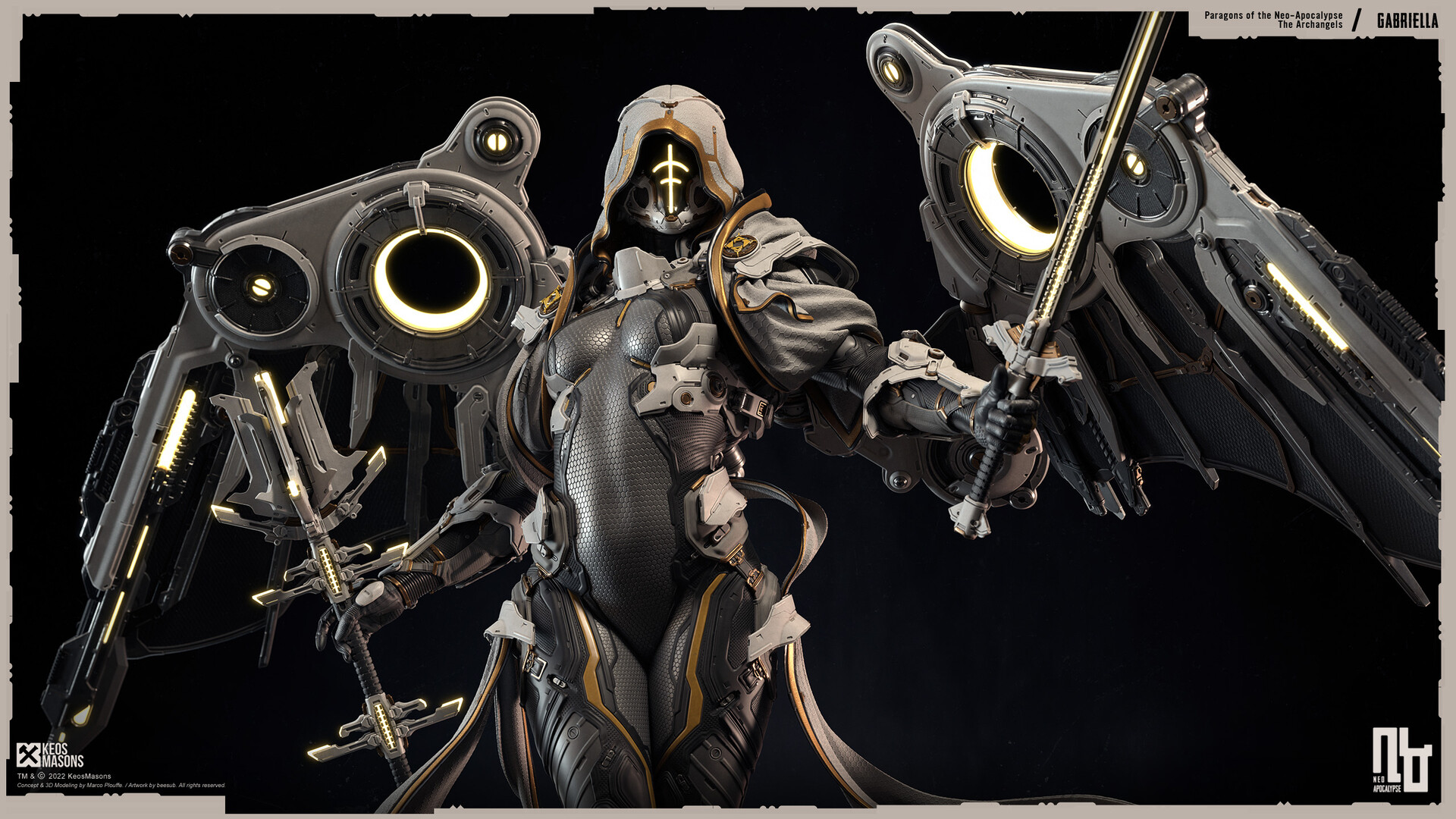 Marco Plouffe (Keos Masons) - The Archangels - GABRIELLA - Paragons of ...