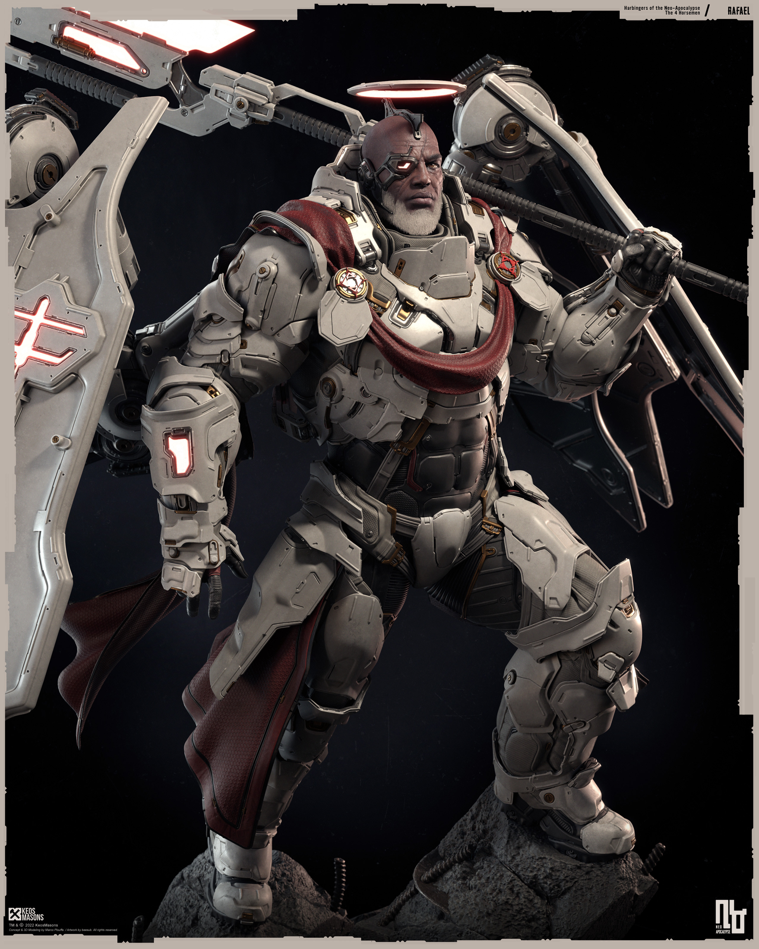 Marco Plouffe (Keos Masons) - The Archangels - RAFAEL - Paragons of the ...