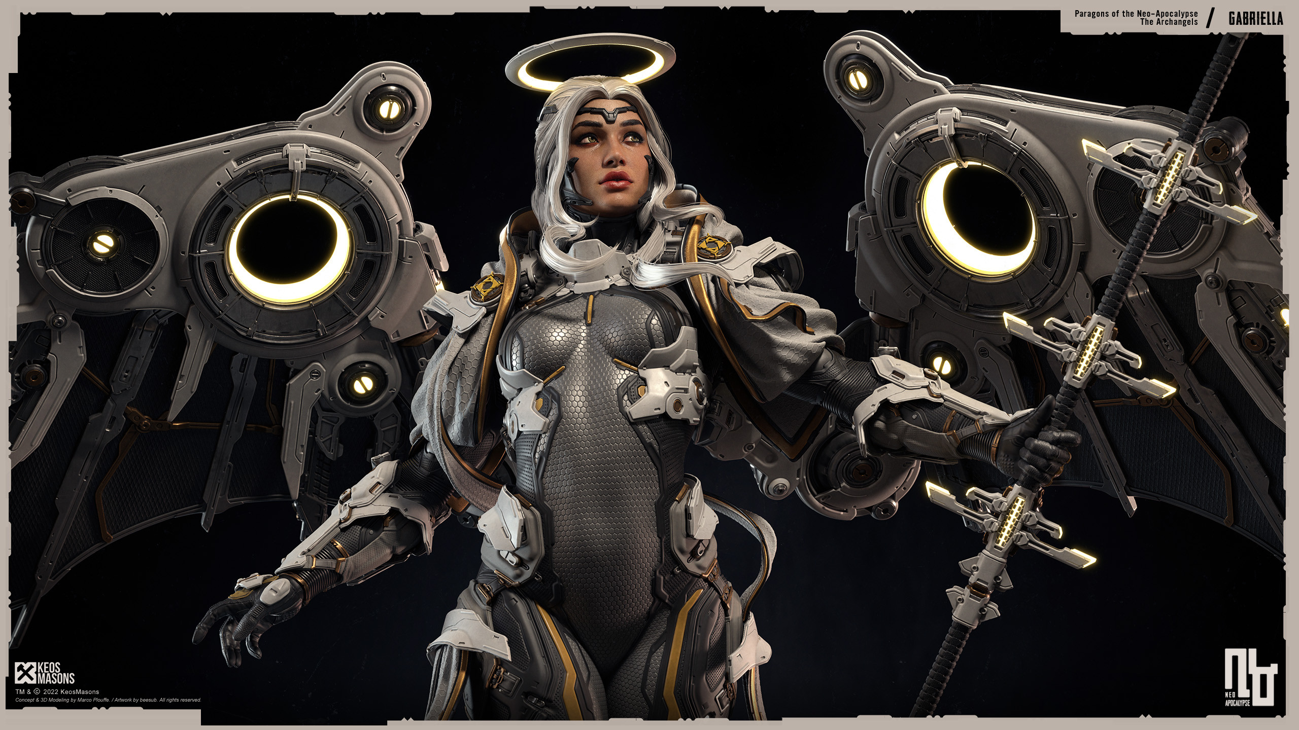 Marco Plouffe (Keos Masons) - The Archangels - GABRIELLA - Paragons of the Neo-Apocalypse