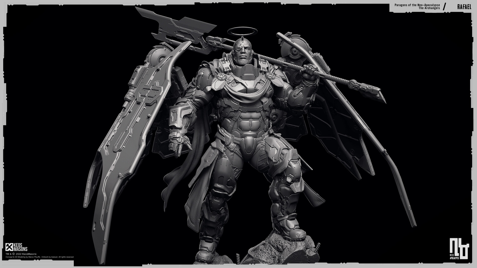 Marco Plouffe (Keos Masons) - The Archangels - RAFAEL - Paragons of the ...