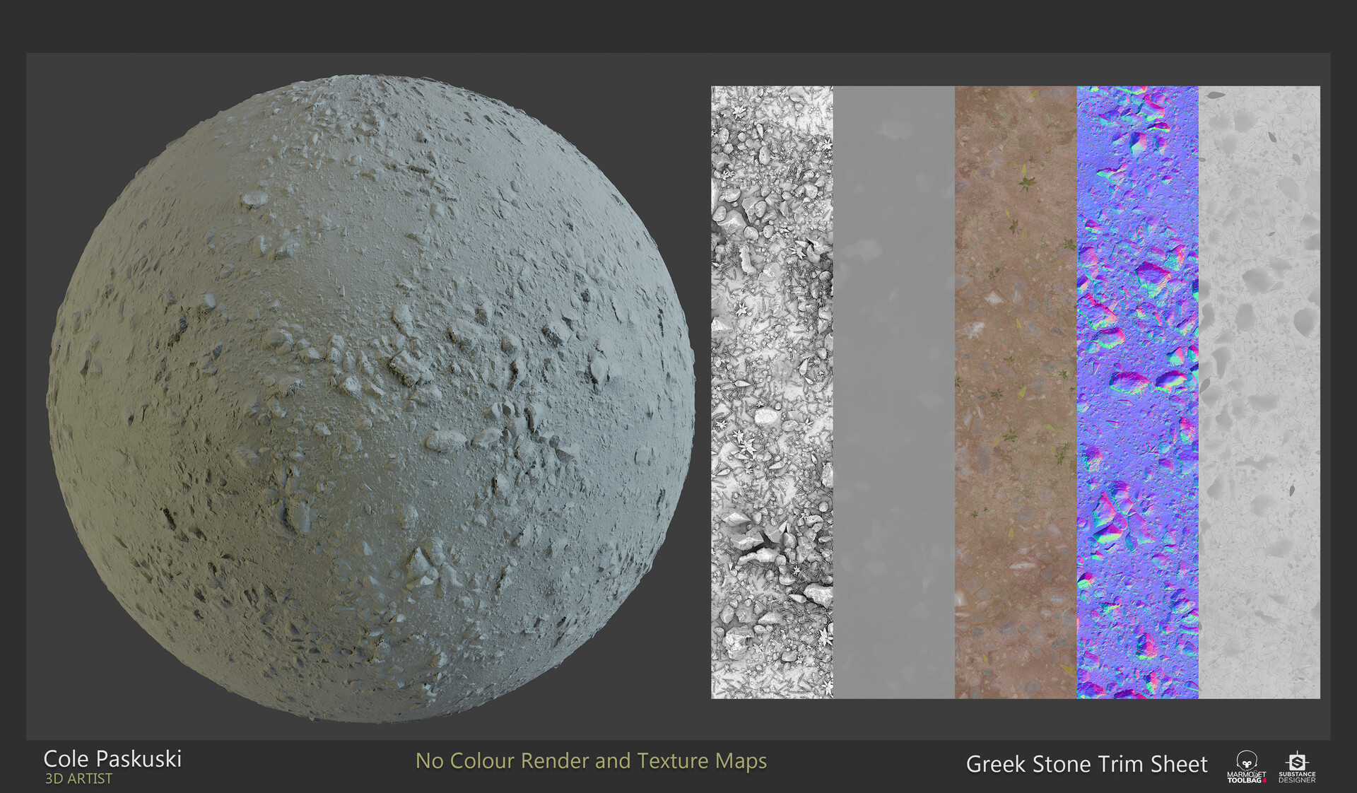 Cole Paskuski - Rocky Mountain Path Material (Substance Designer)