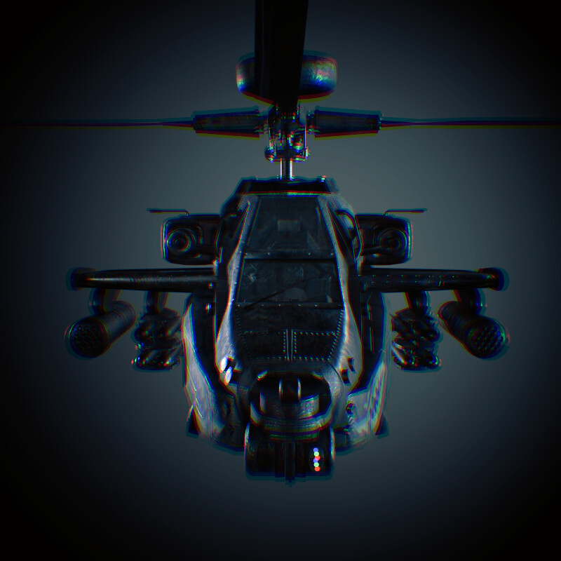 ArtStation - Apache Helicopter