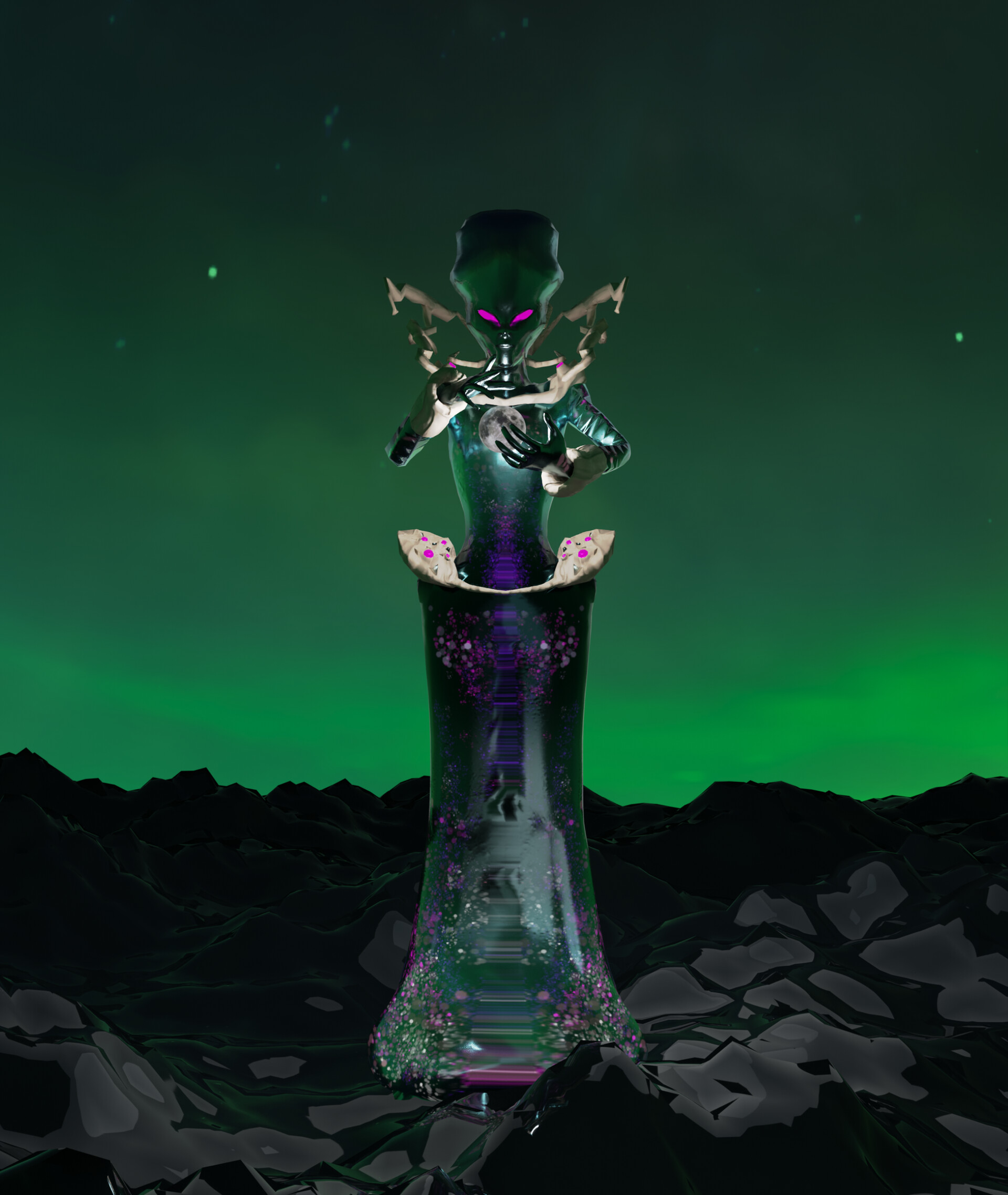 ArtStation - Space Bones Diva