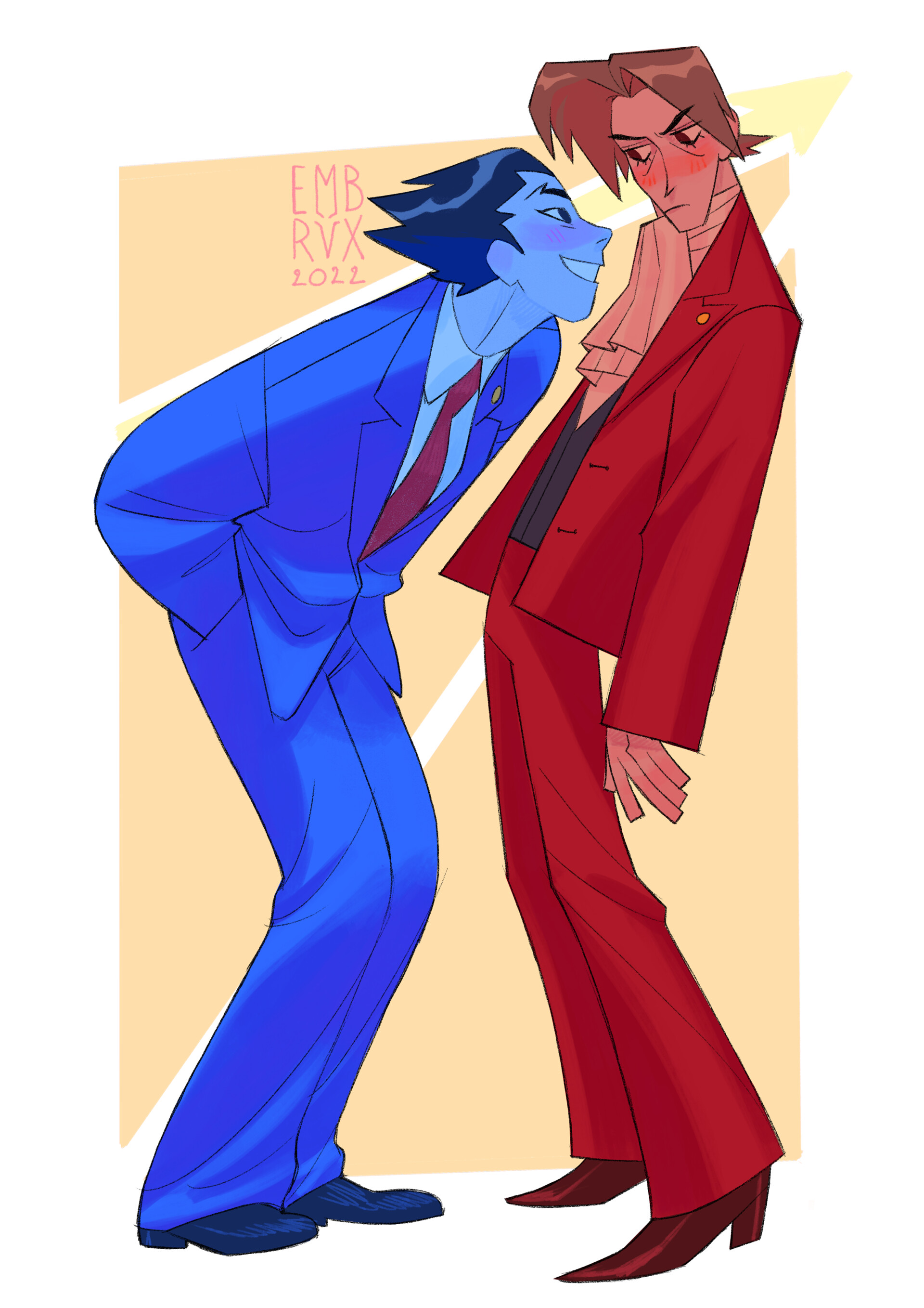 ArtStation - Ace Attorney - Character study