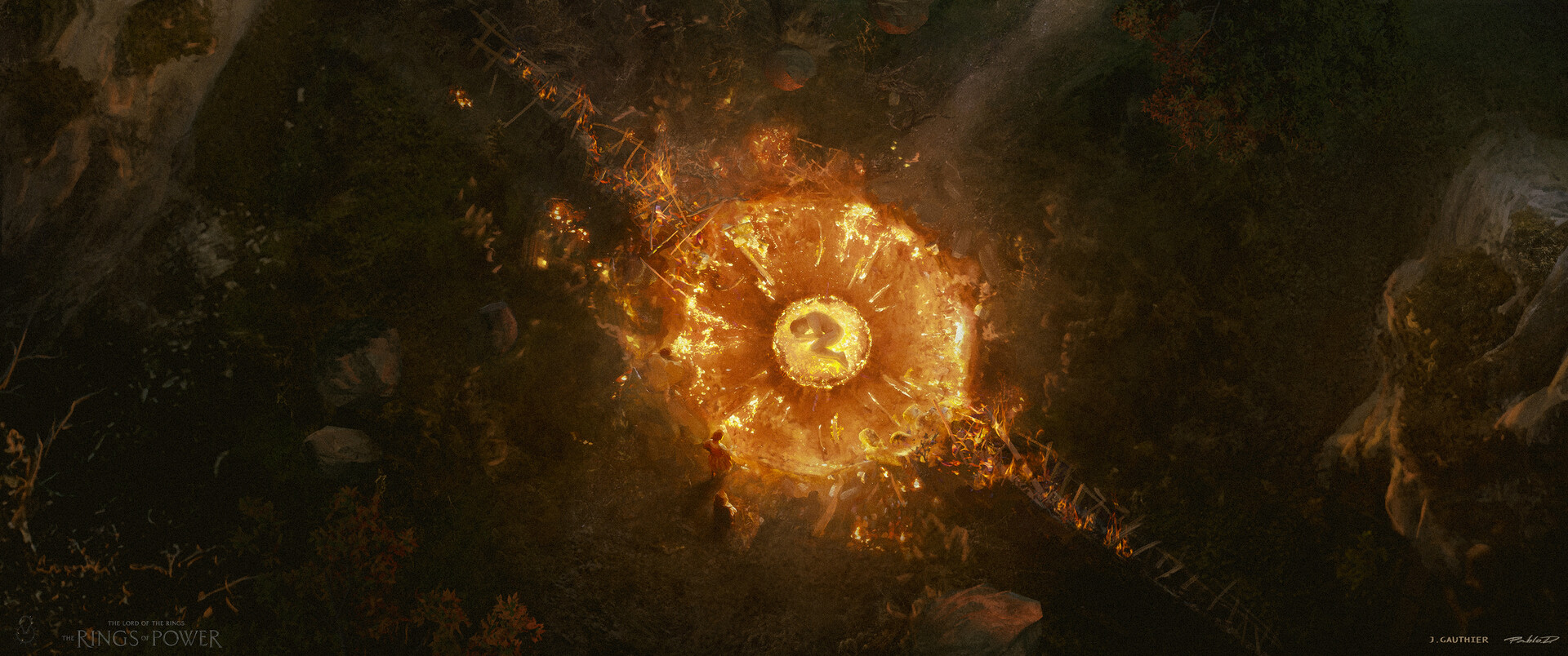 Pablo Dominguez - Rings of Power, Meteor Crater