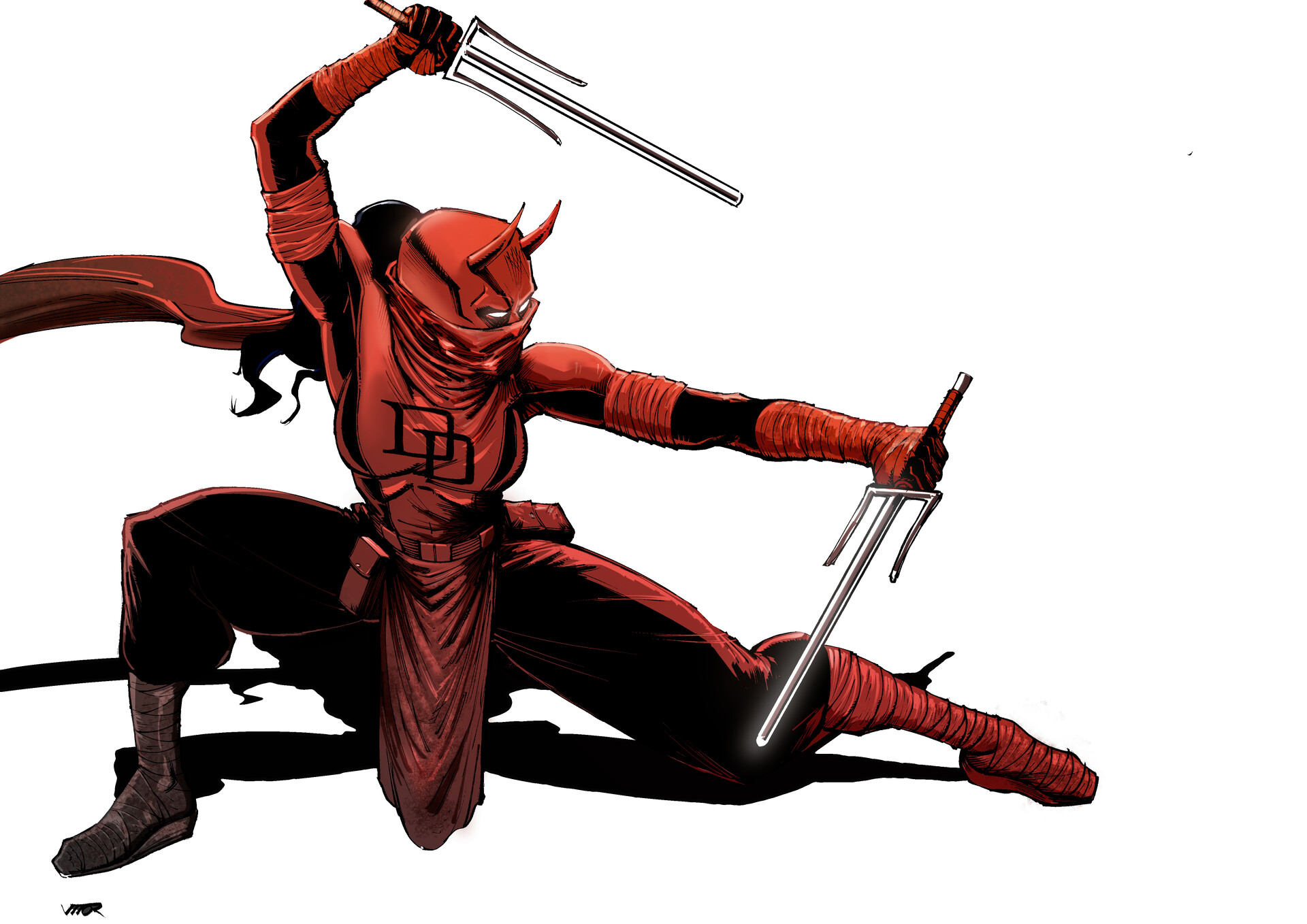 ArtStation - Daredevil/Elektra