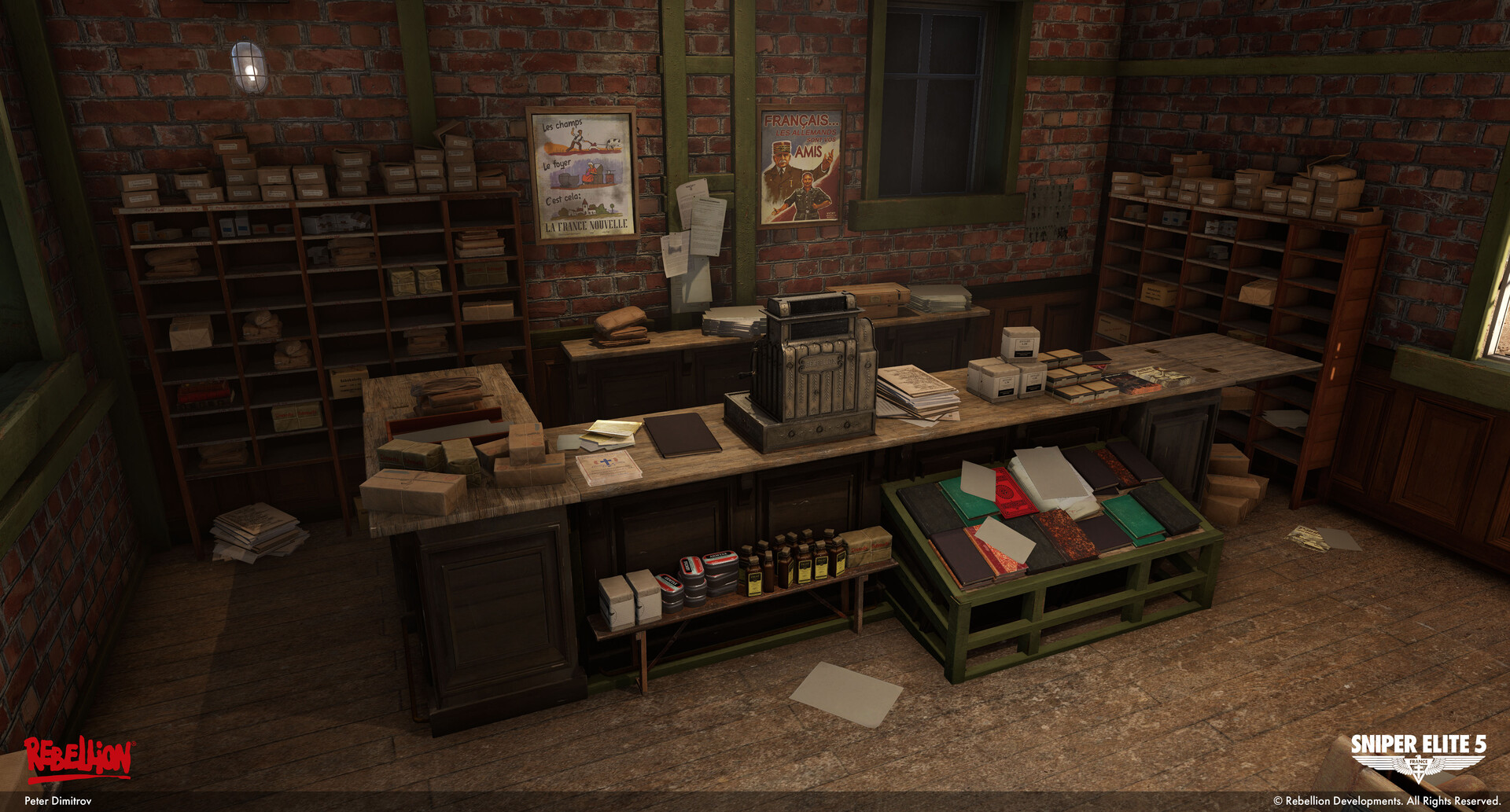 Peter Dimitrov - Sniper Elite 5 - Flooded Village - Interiors