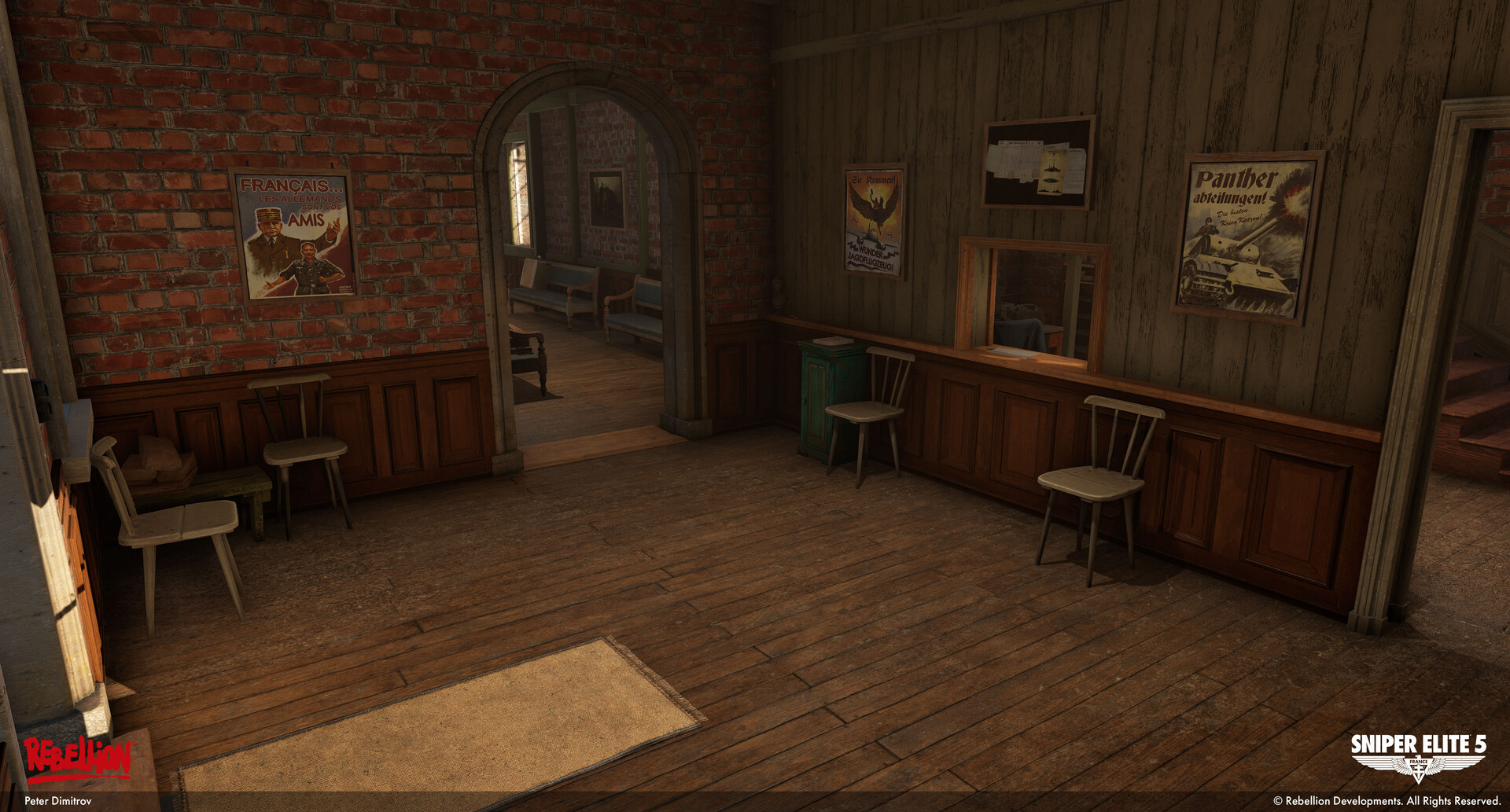 Peter Dimitrov - Sniper Elite 5 - Flooded Village - Interiors