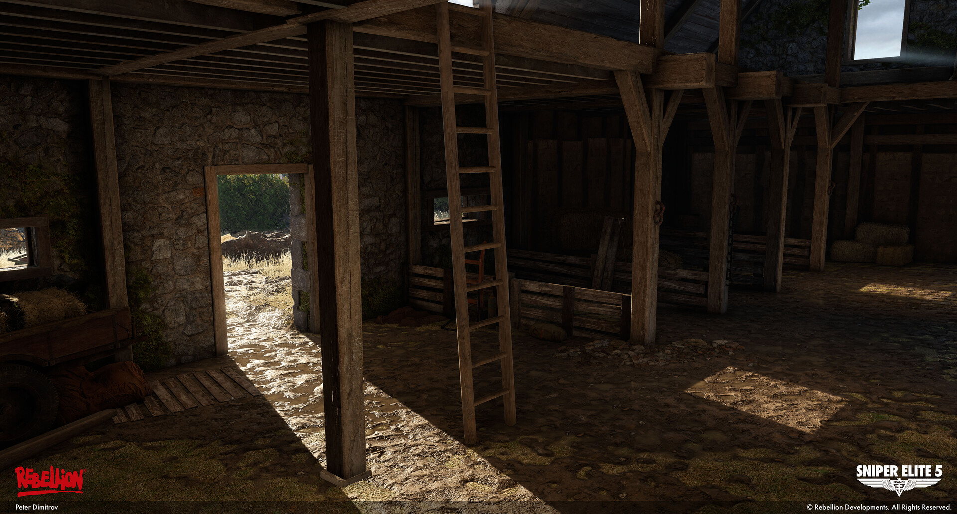 Peter Dimitrov - Sniper Elite 5 - Flooded Village - Interiors