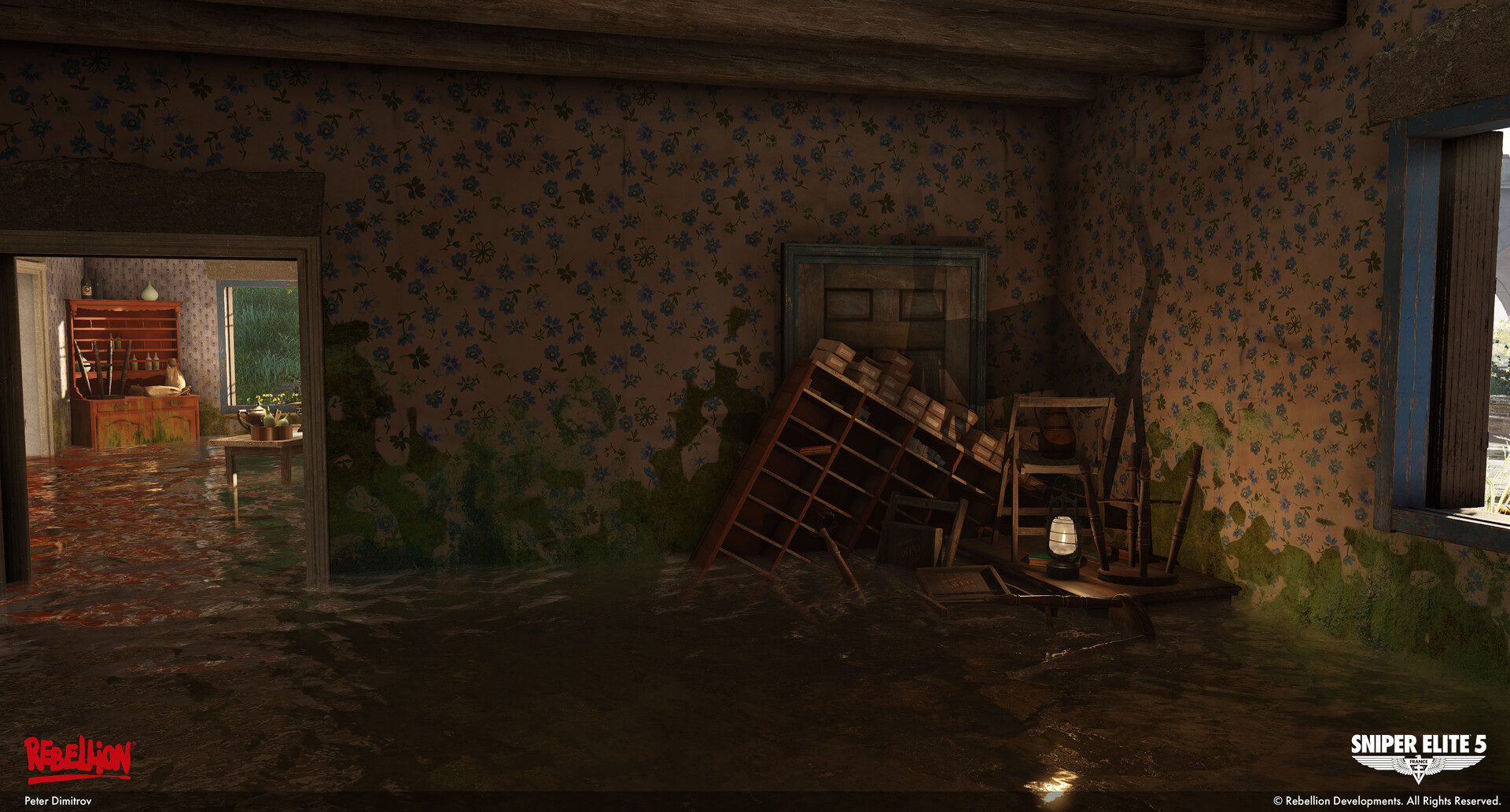 Peter Dimitrov - Sniper Elite 5 - Flooded Village - Interiors