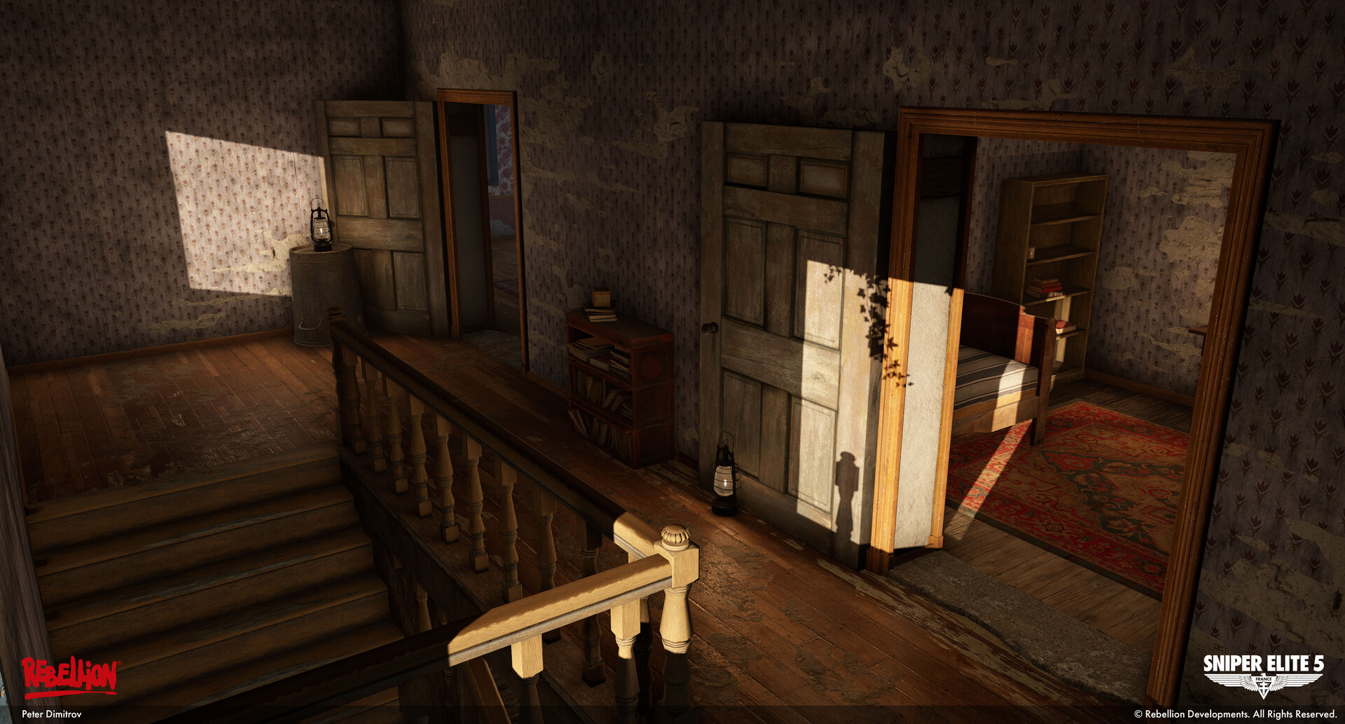 Peter Dimitrov - Sniper Elite 5 - Flooded Village - Interiors