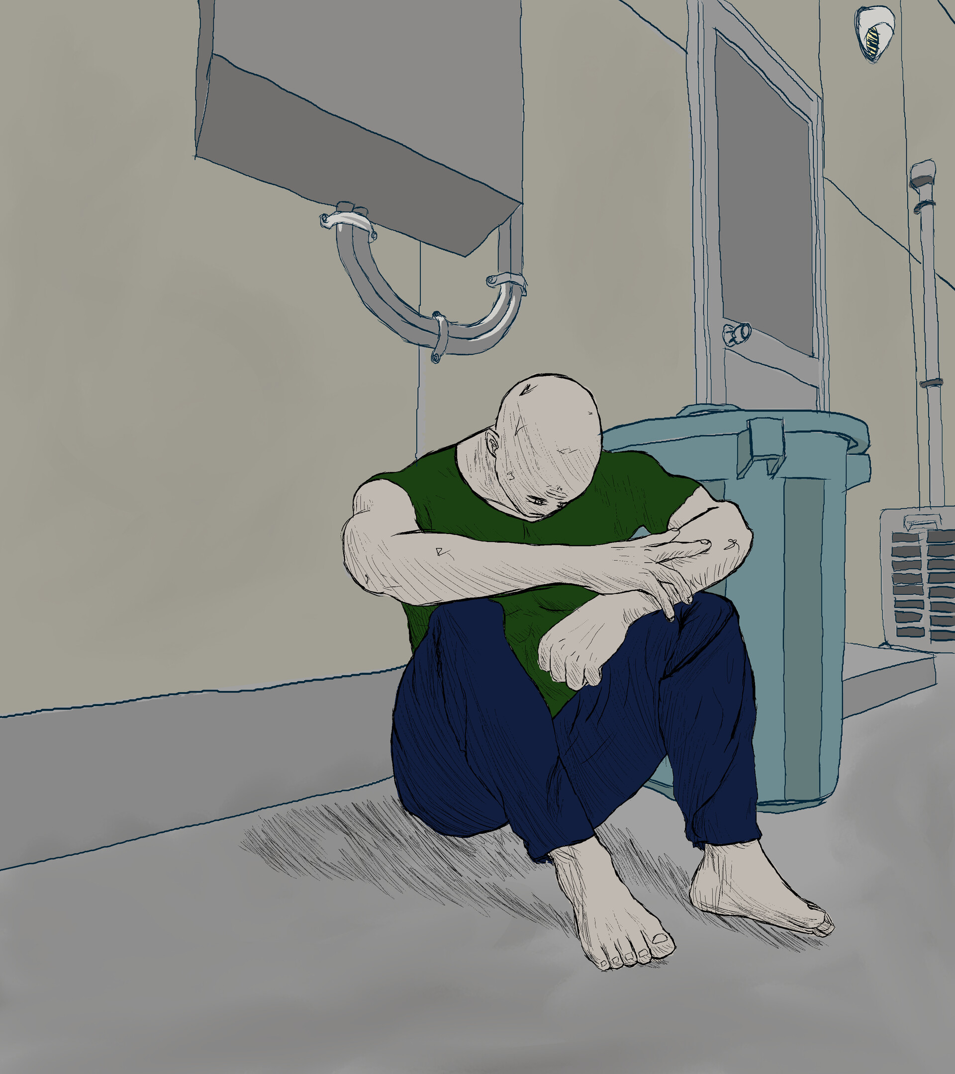 ArtStation - Dat Man in Alley