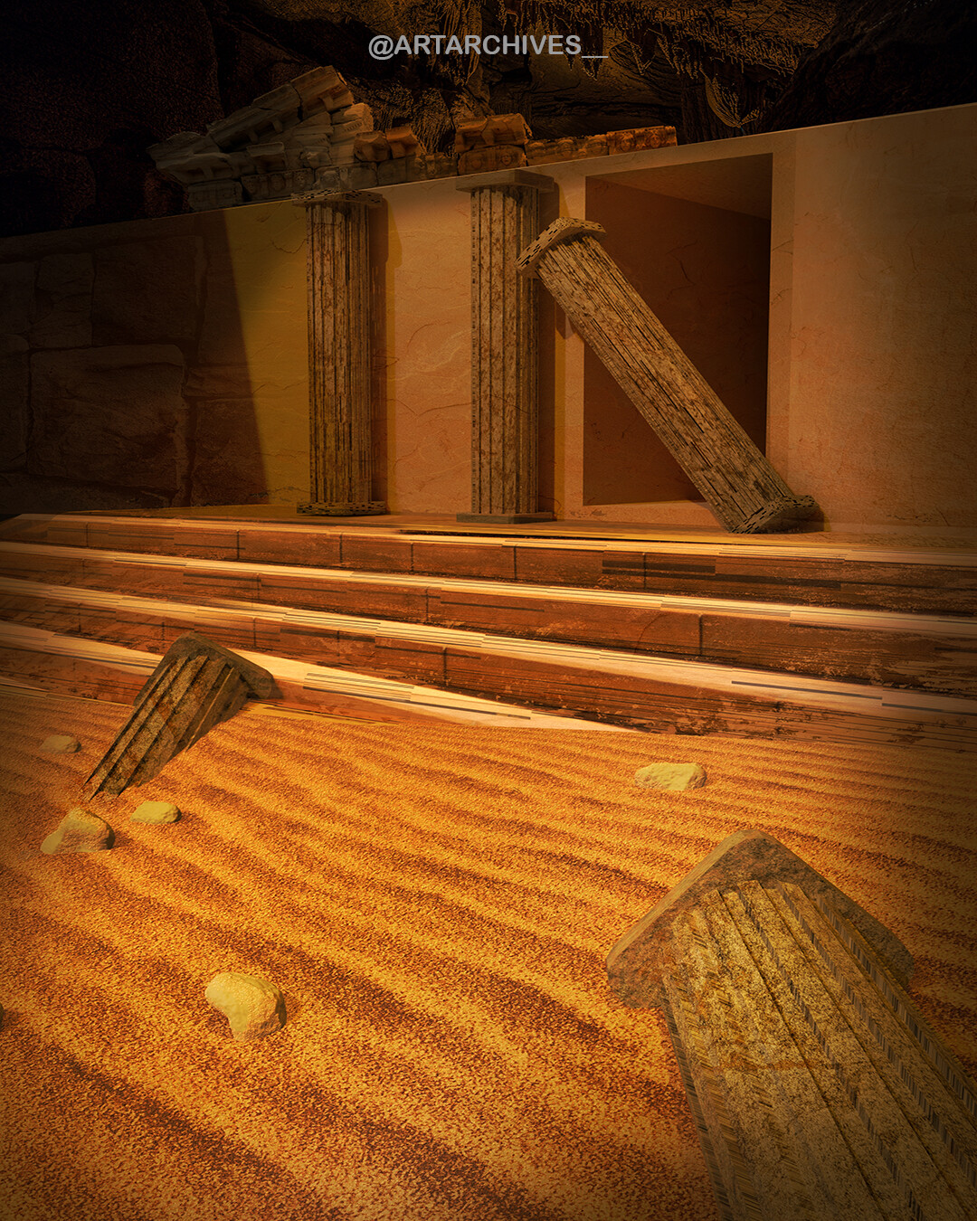 ArtStation - Sandy Ruins