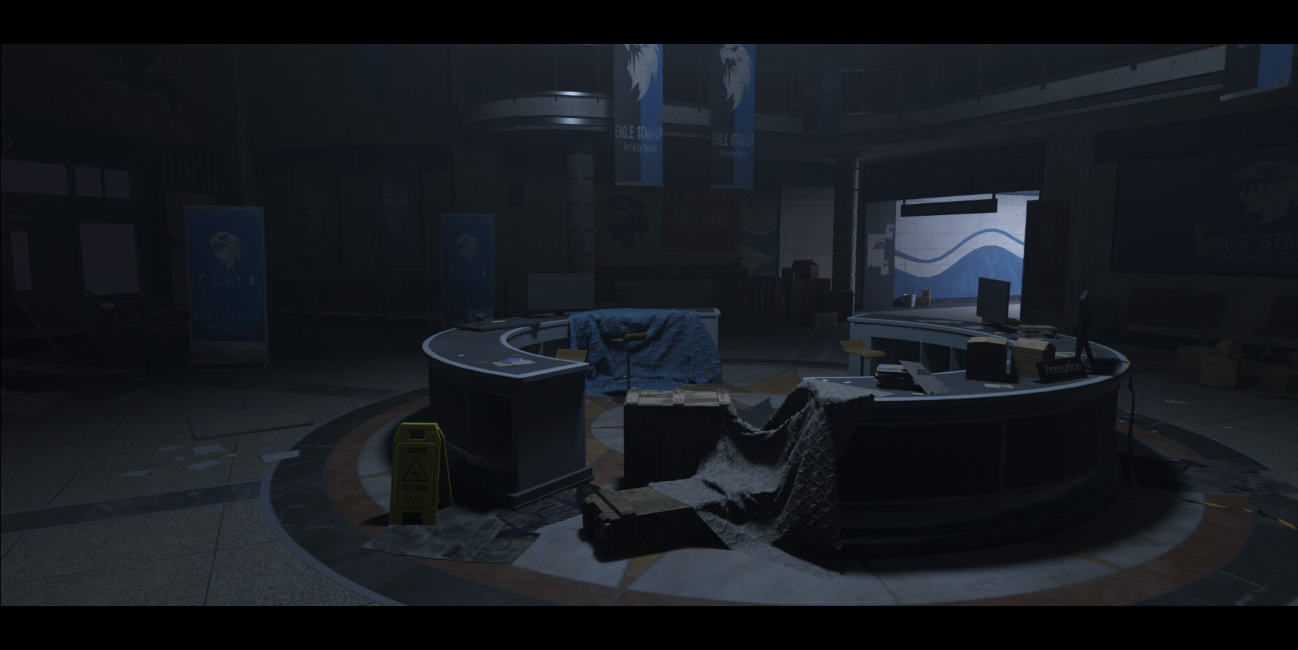 ArtStation - Gymnasium Hall