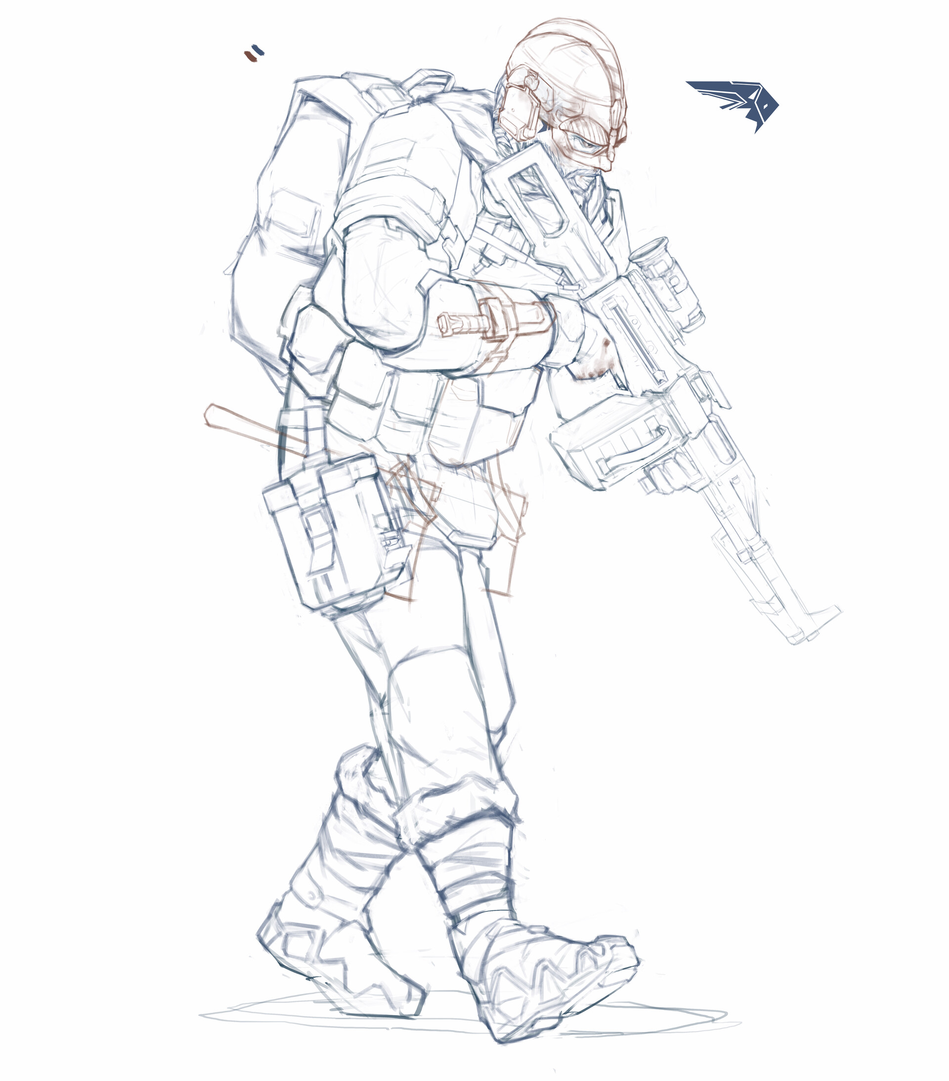 ArtStation - Viking Modern soldier