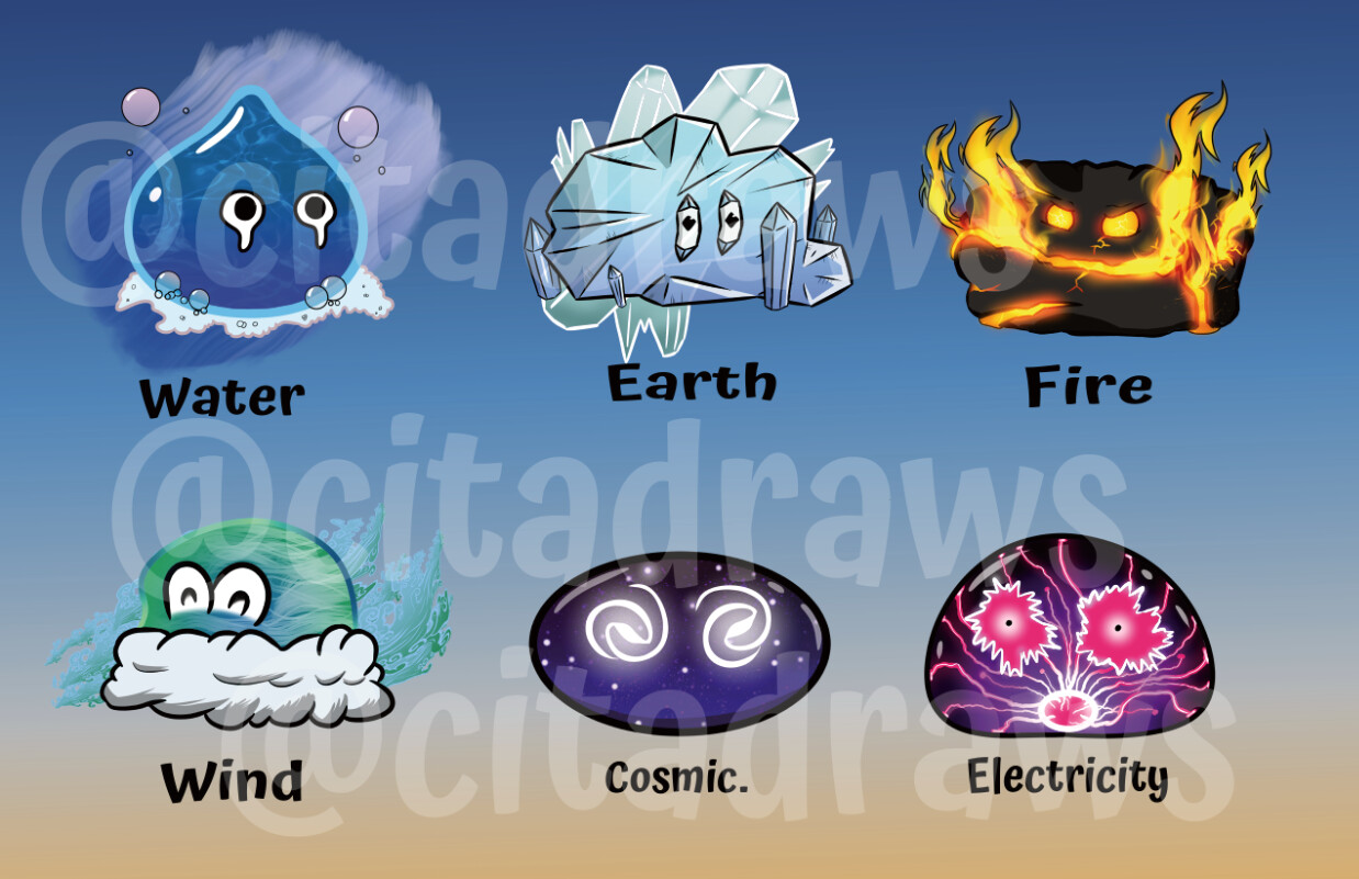 Robert Meggs - Cute Elements Slime Pack!