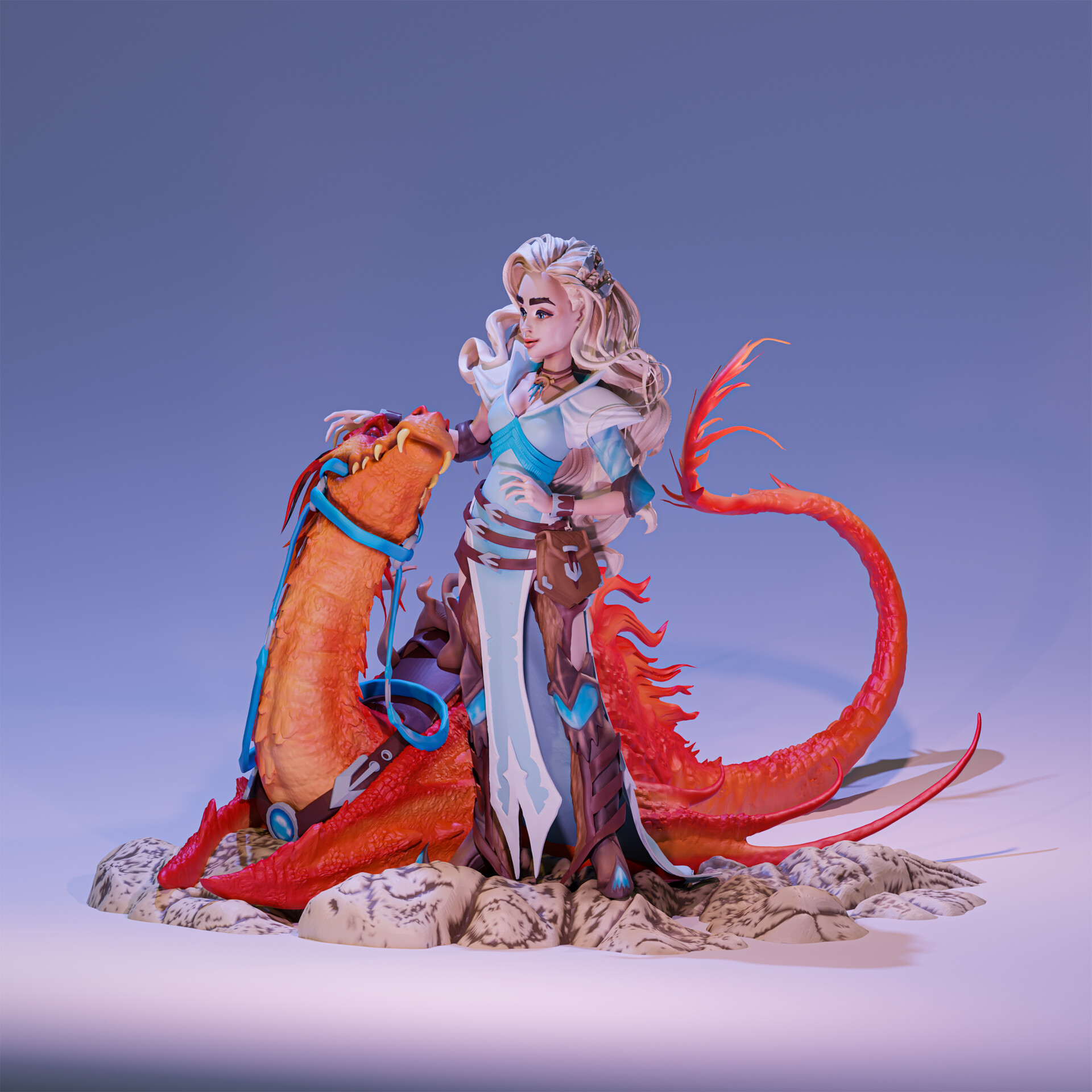 ArtStation - Cartoonish Mother of Dragons