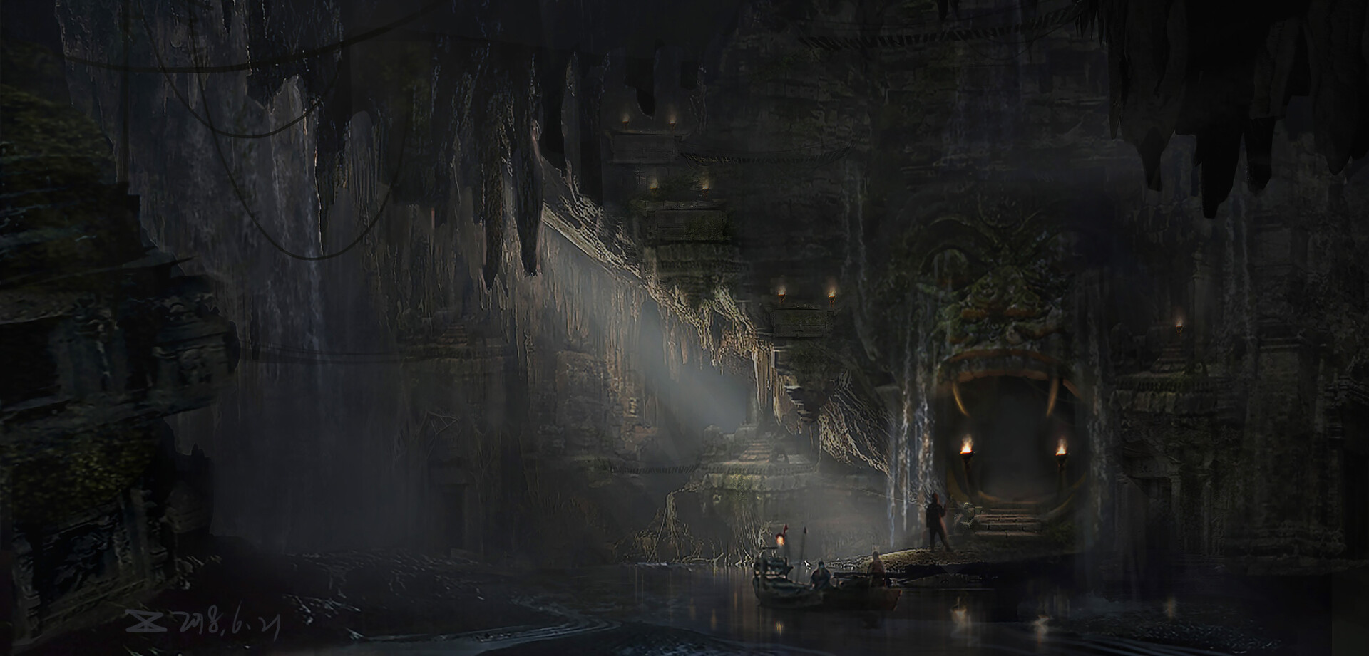 ArtStation - Cave exploration