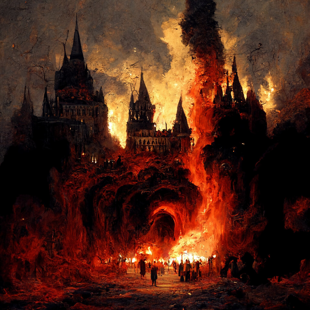 ArtStation - Hogwart Burning