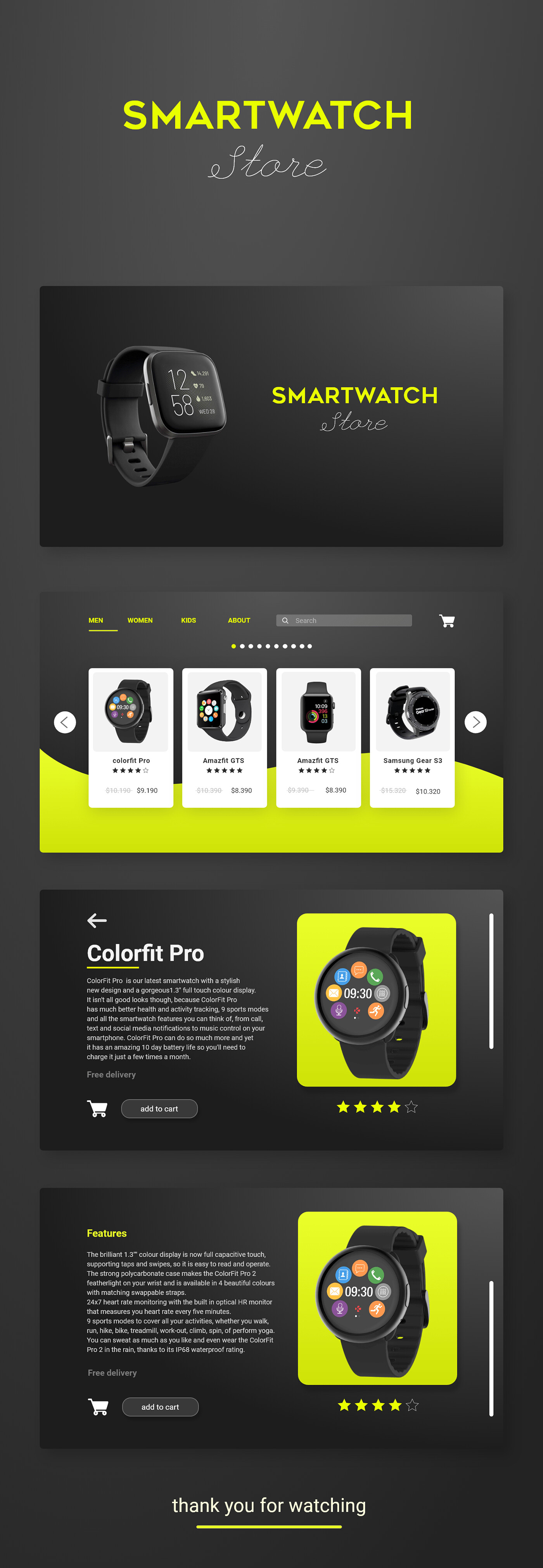 ArtStation - Smartwatch store