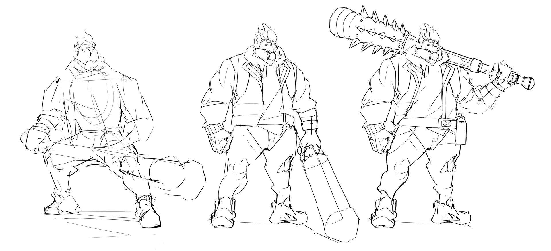 Gonçalo Santos - Vandal Jax Rework - League of Legends Skin Concept