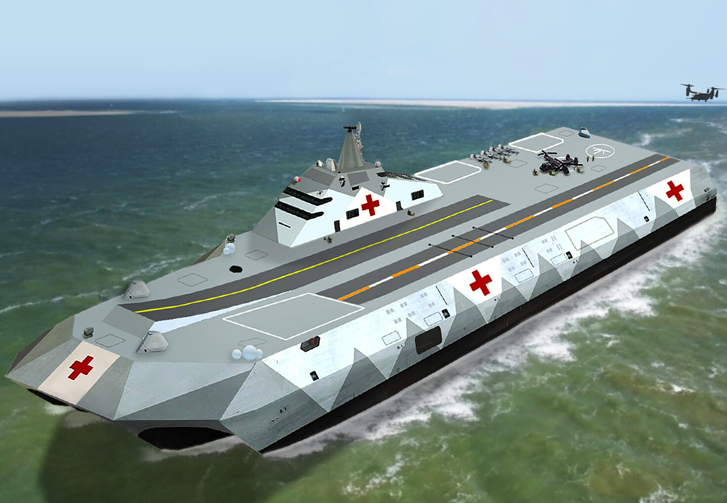 Forever Blowing Bubbles - New US Navy hospital ship USNS Relief on ...