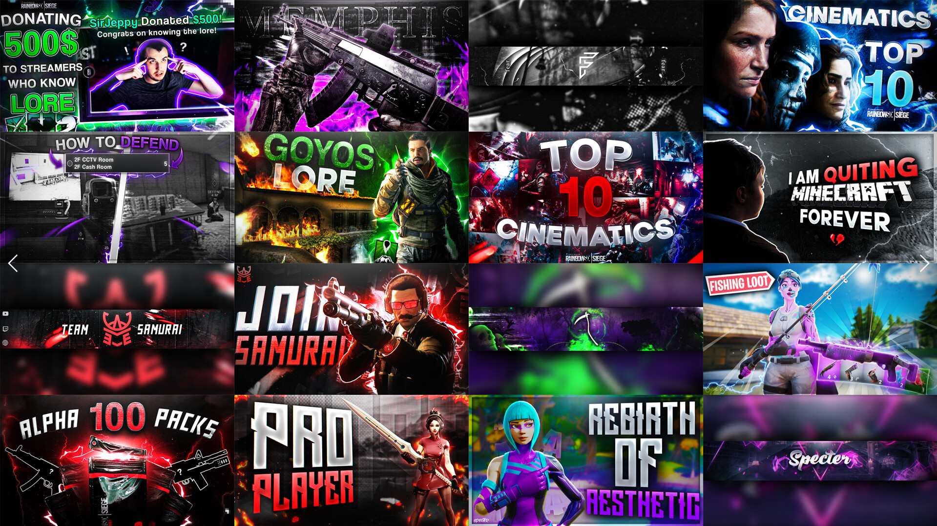 ArtStation - Thumbnail Portfolio 2022 :)
